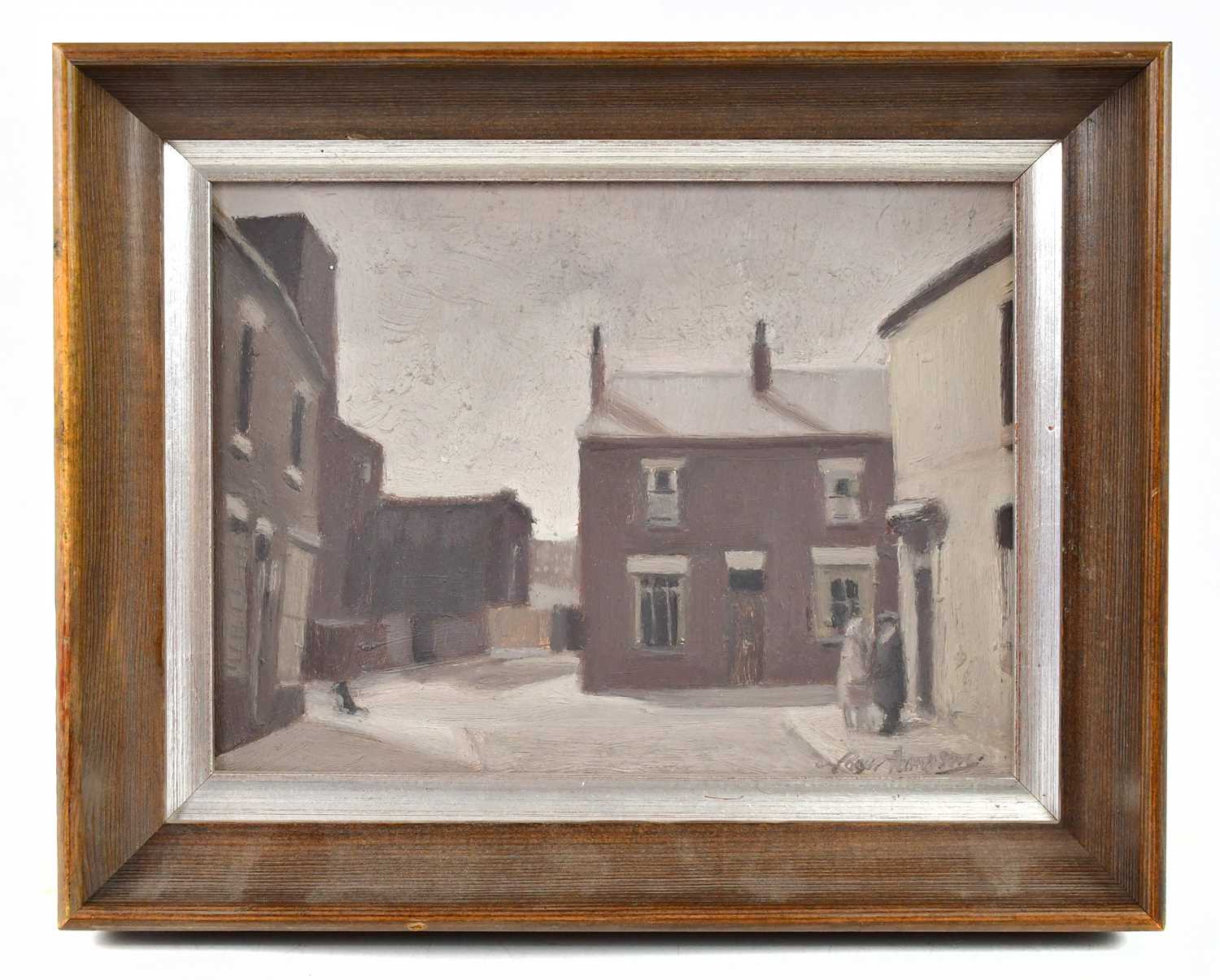 Lot 741 - ROGER HAMPSON (1925-1996); oil on board,