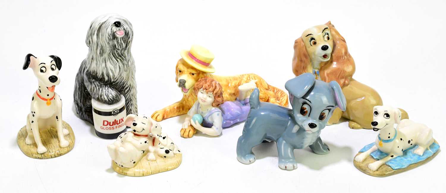 Lot 1239 - Seven various dog figures, including Wade