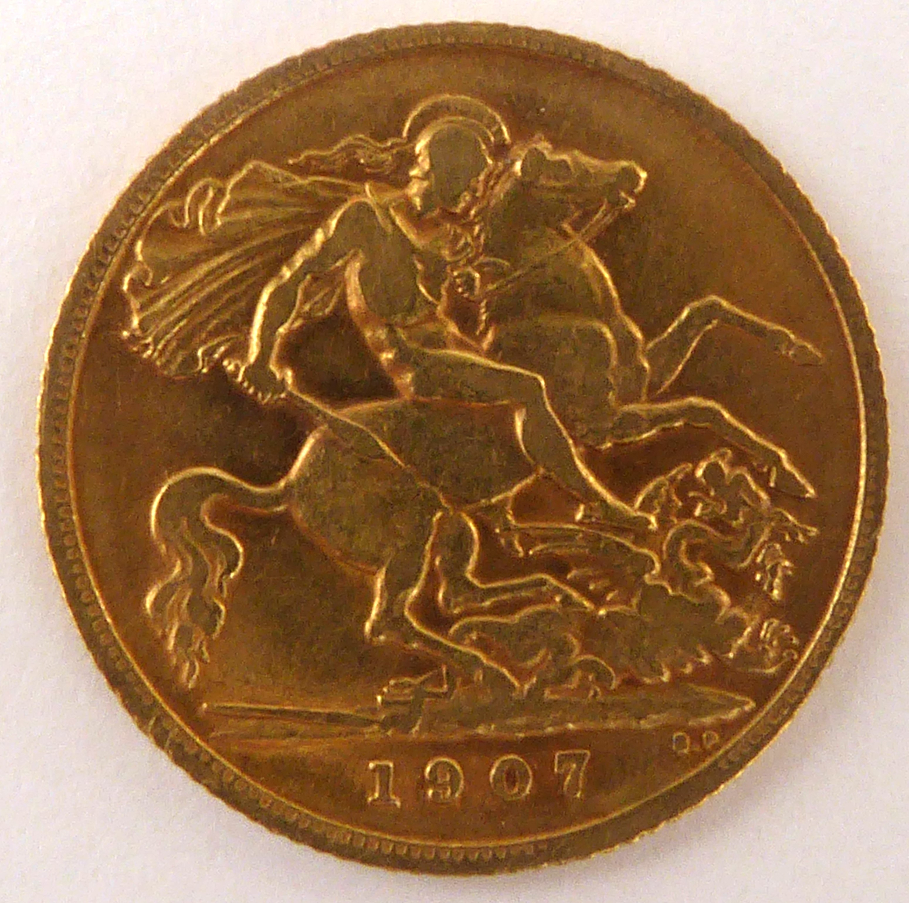 Lot 798 - An Edward VII half sovereign 1907, George