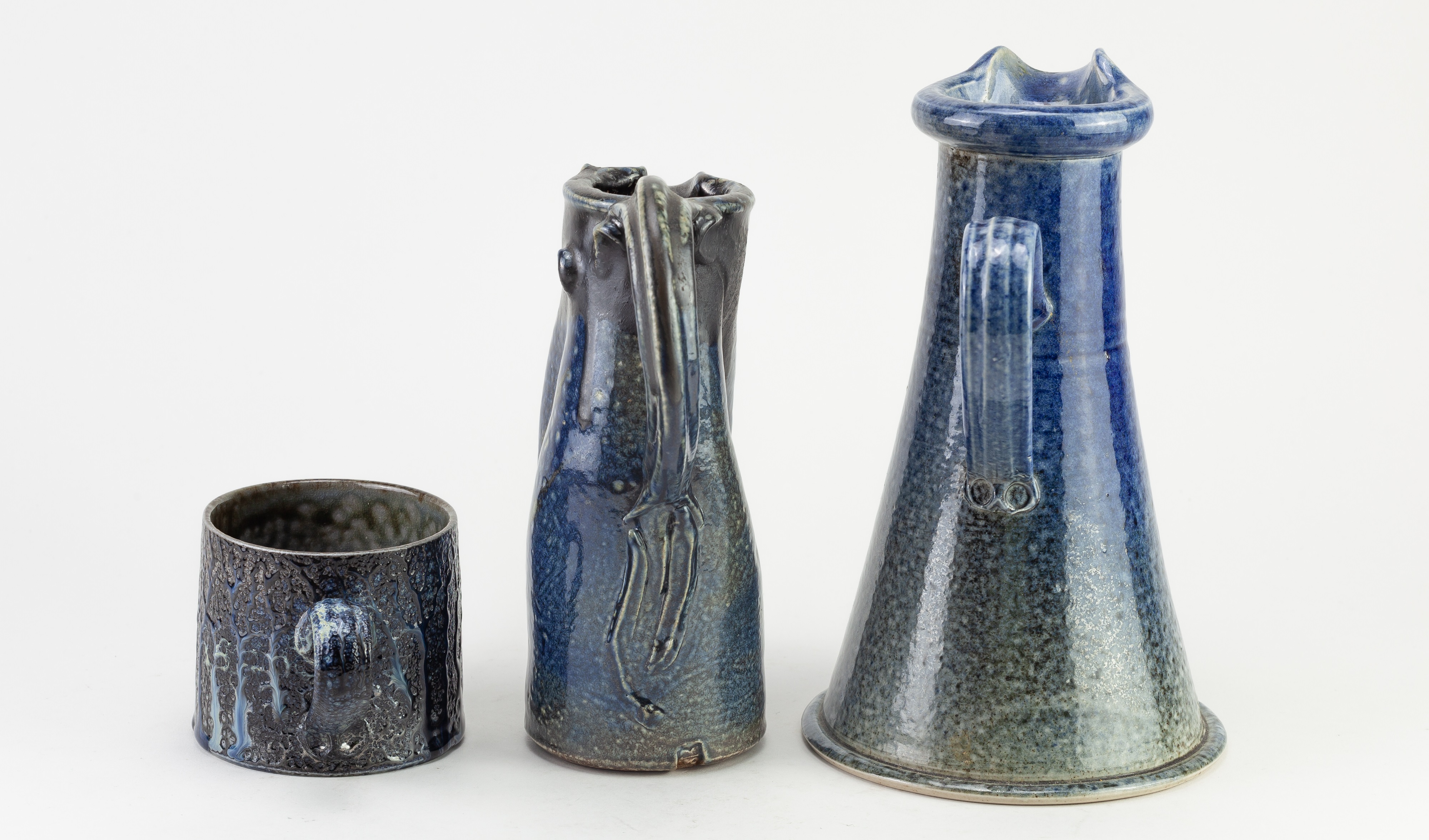 Lot 555 - MARK SMITH (born 1964); a salt glazed jug,