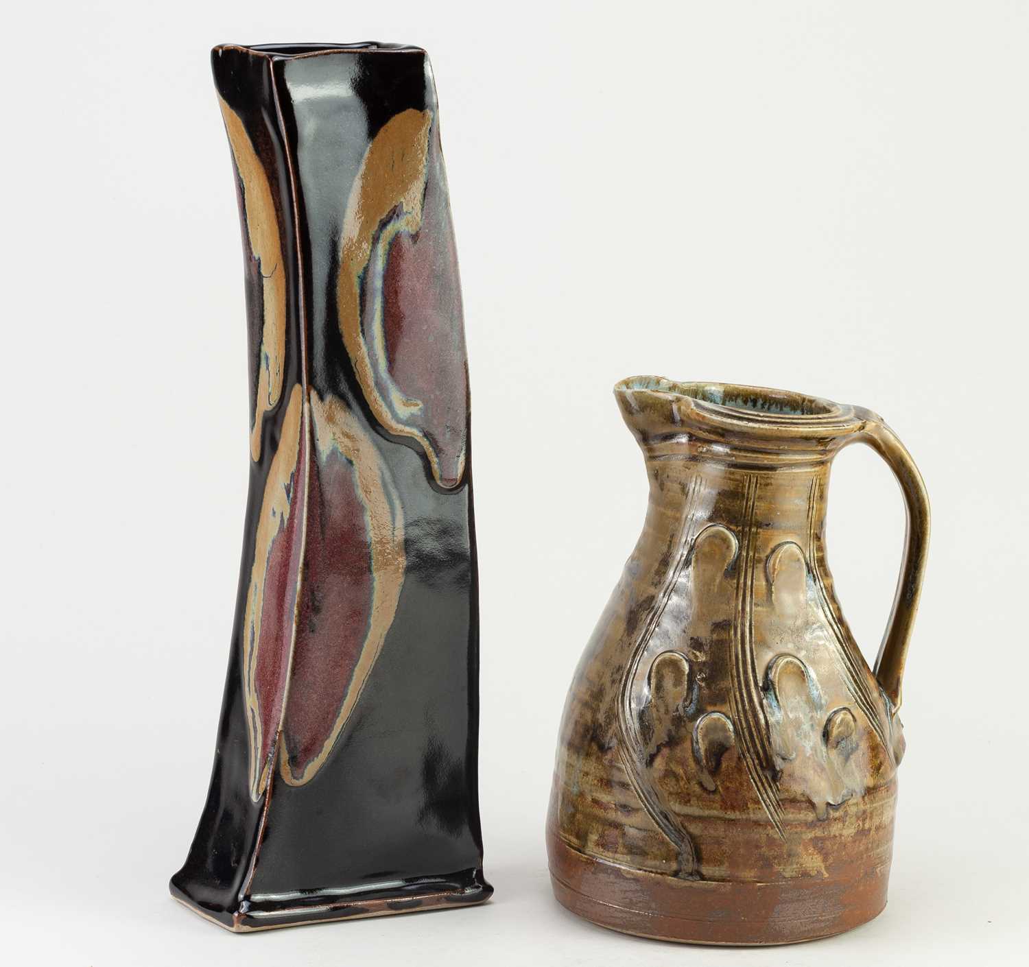 Lot 323 - DAVID MELVILLE (born 1949); a tall stoneware