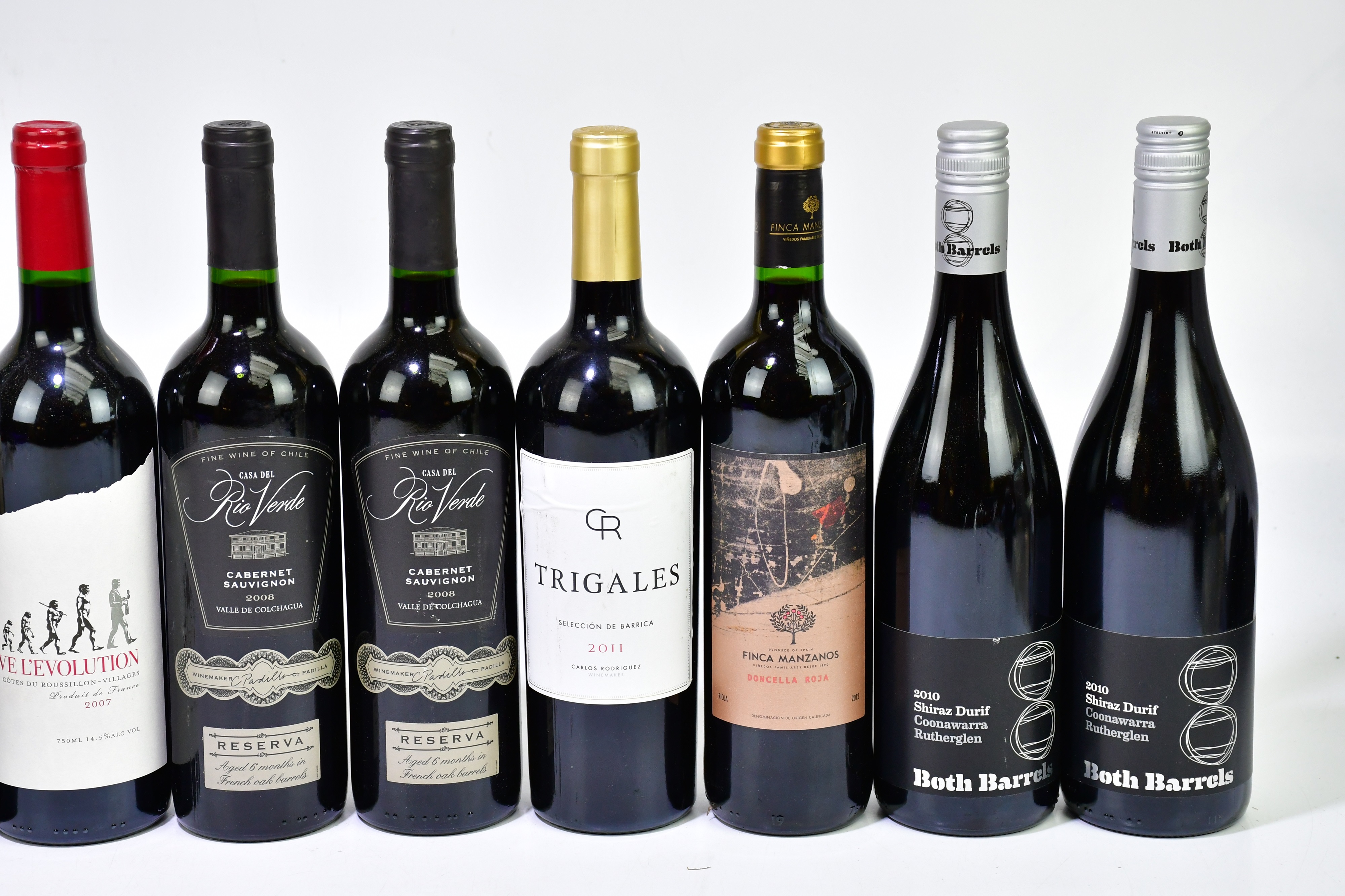 Lot 464 - RED WINE; twelve bottles of mixed red wine