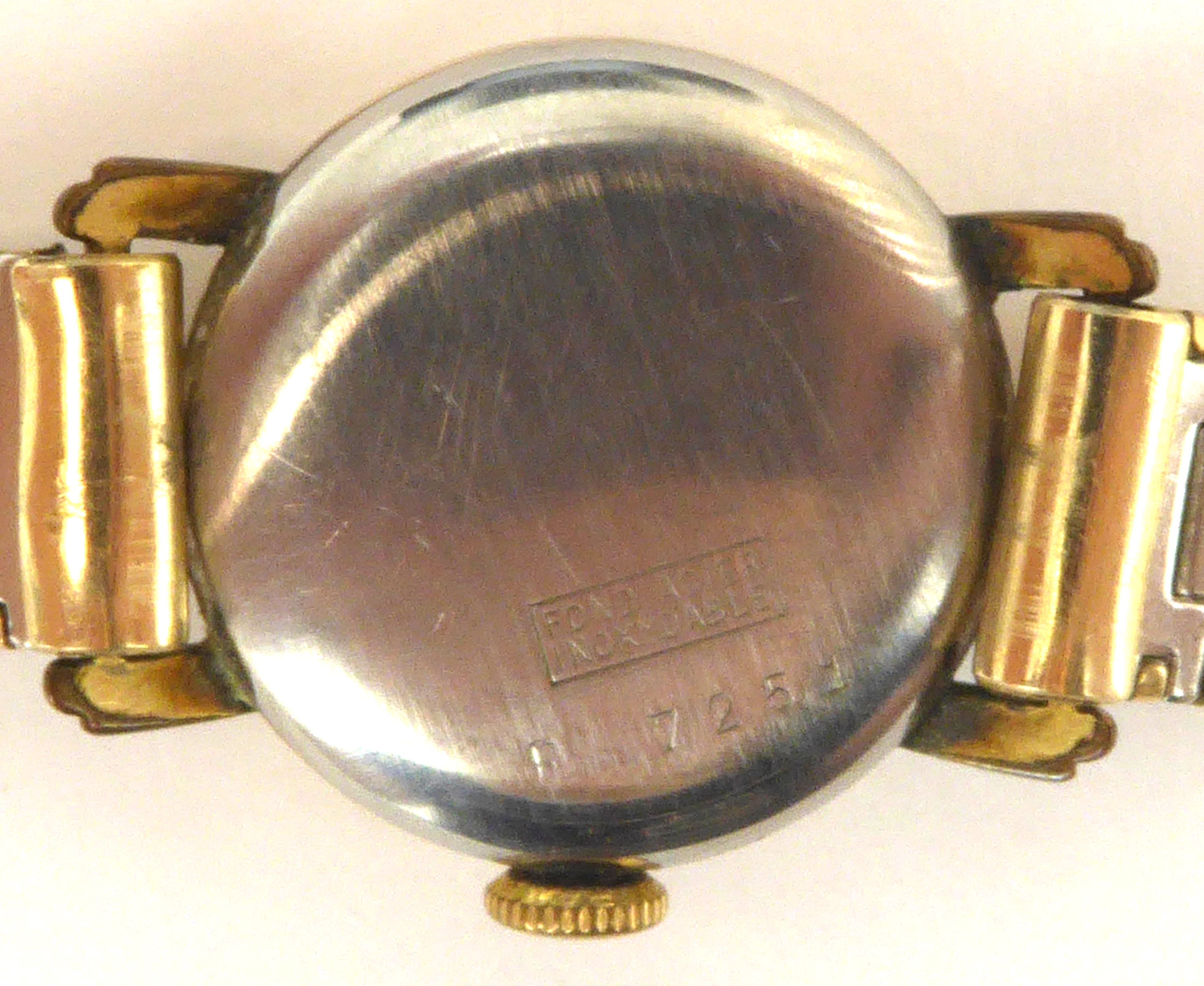 Lot 1293 - CORTEBERT; a ladies' vintage gold plated