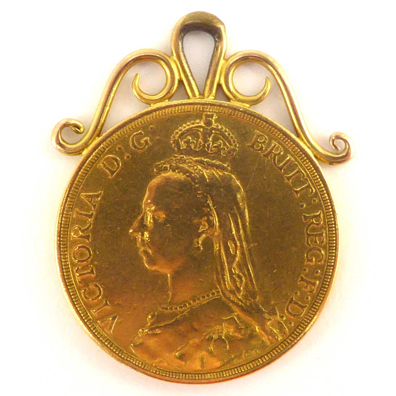 Lot 1087 - A Victorian double sovereign (£2) 1887,