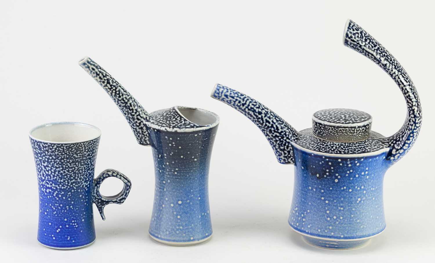 Lot 450 - JEREMY NICHOLS (born 1948); a salt glazed