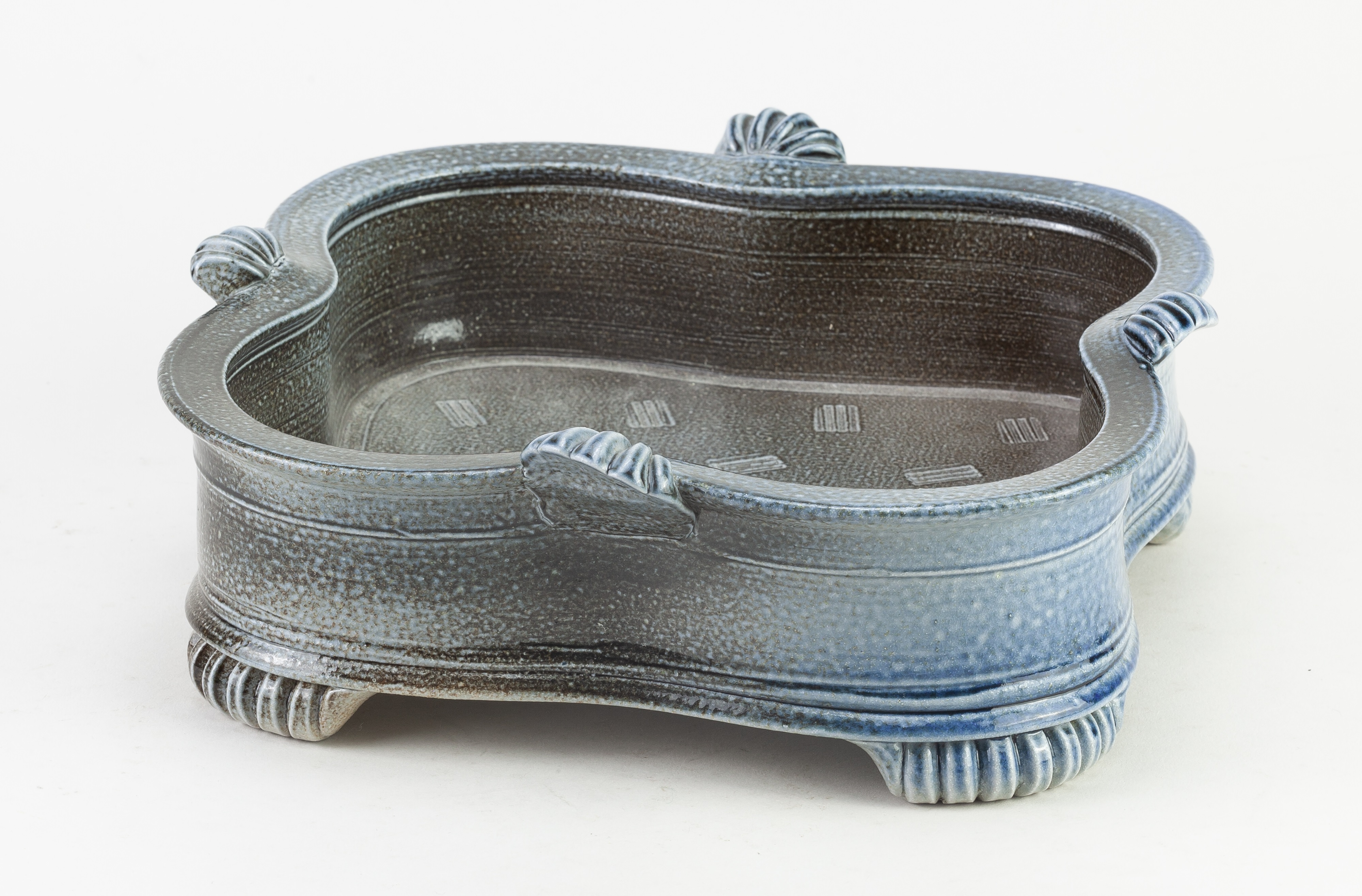 Lot 429 - JANE HAMLYN (born 1940); a salt glazed