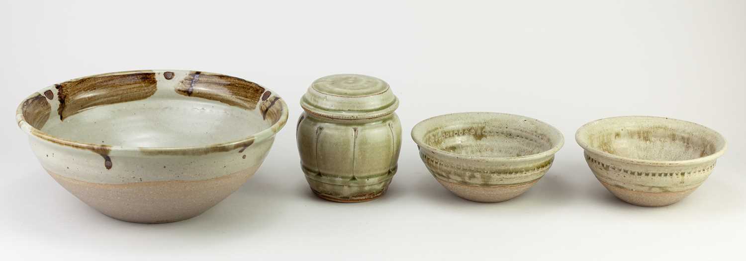 Lot 587 - MIKE DODD (born 1943); a stoneware bowl