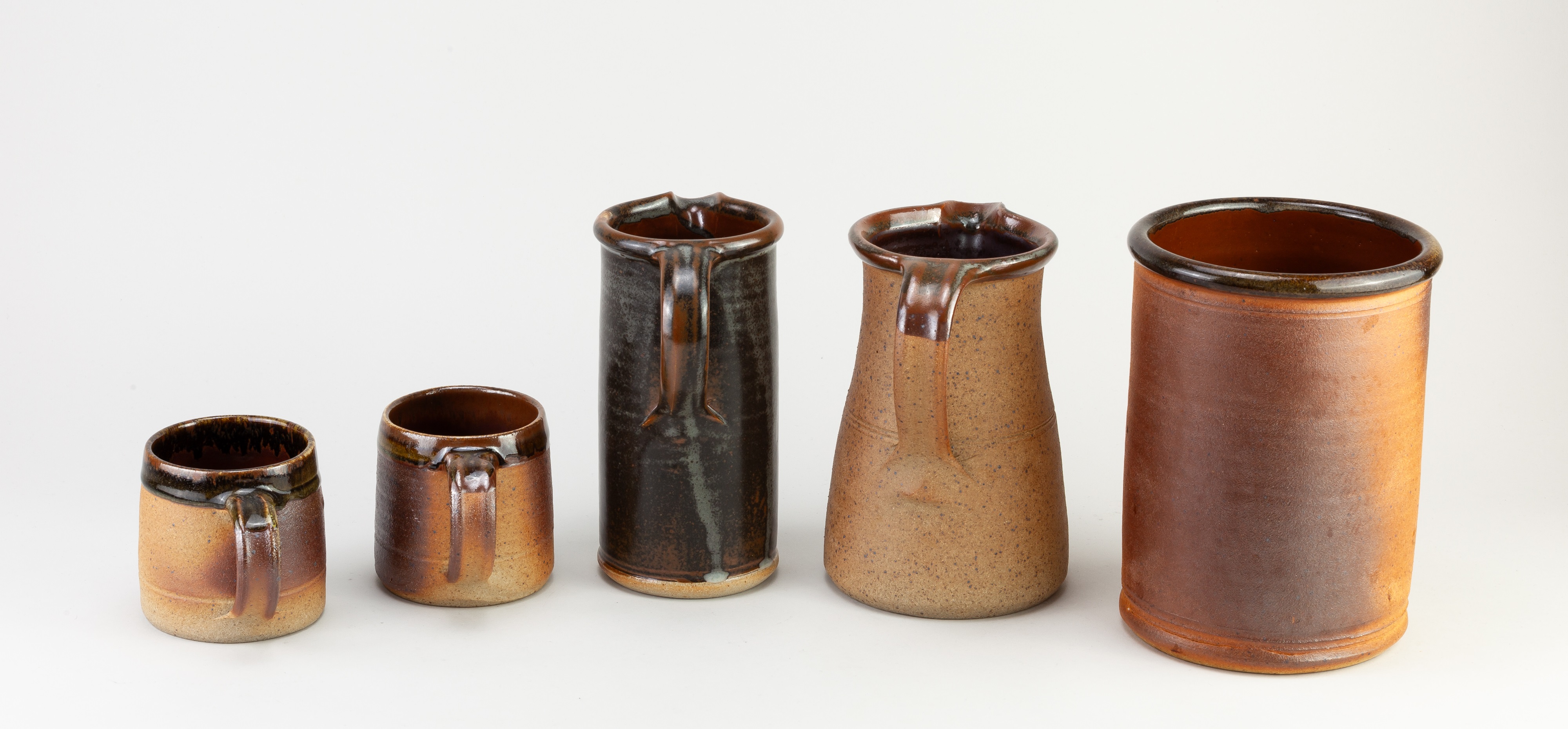 Lot 465 - Muchelney Pottery; a group of stoneware