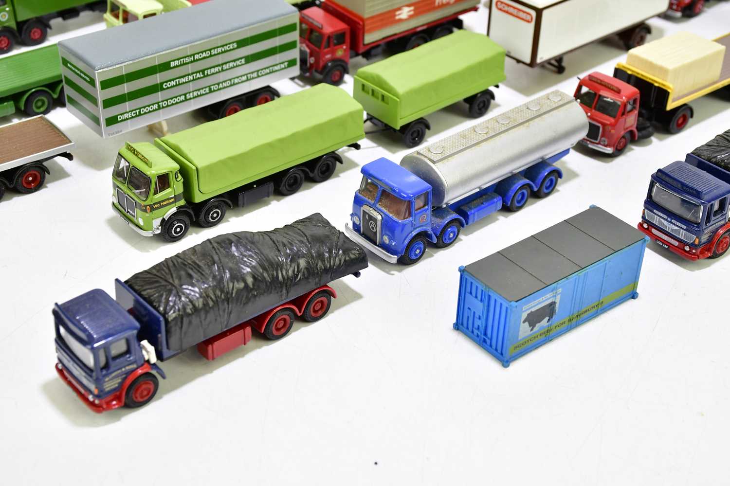 Lot 257 - A small collection of diecast model trucks