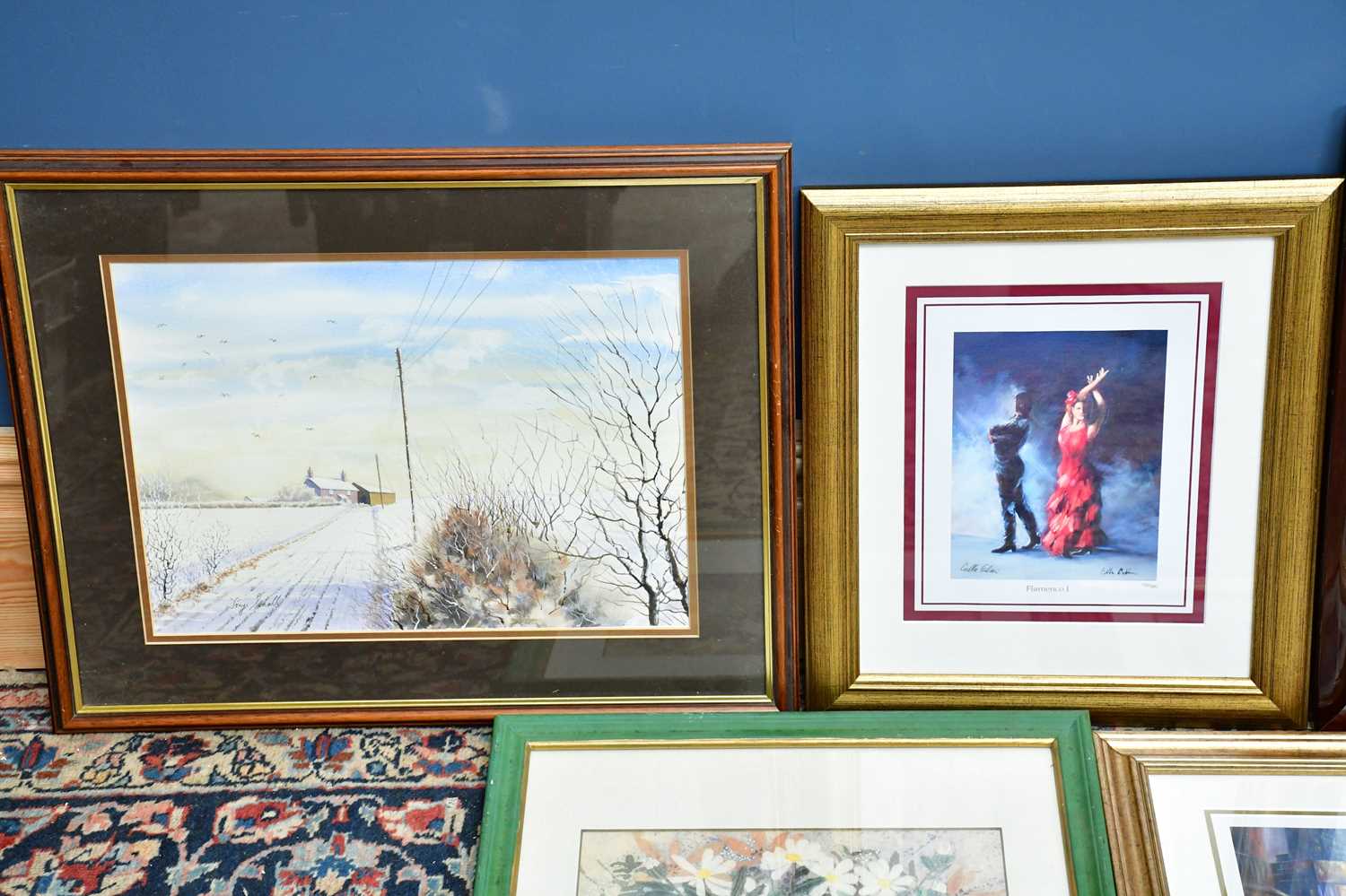 Lot 689 - A quantity of signed prints and two