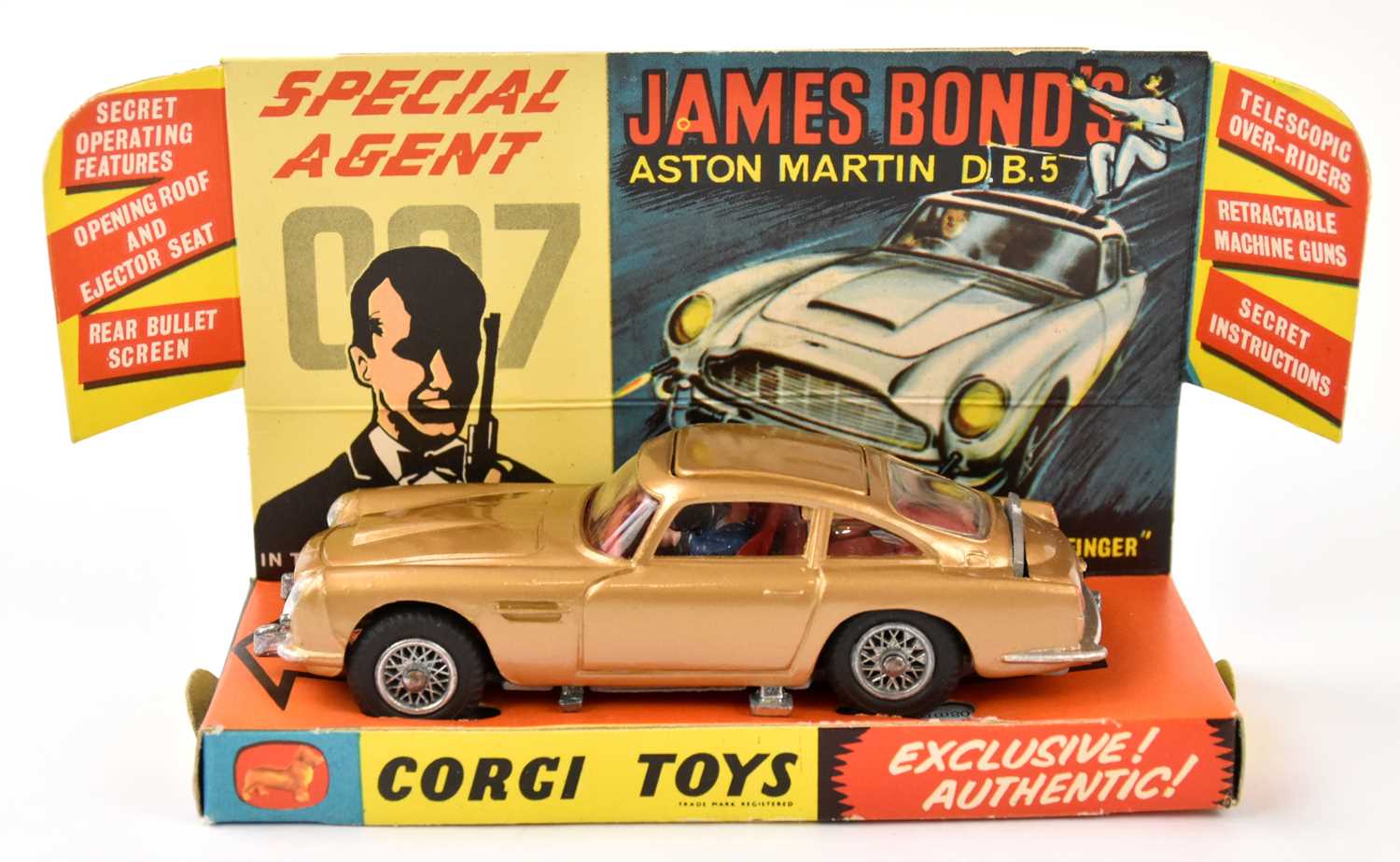Lot 56 - CORGI; a boxed model 261 Special Agent 007