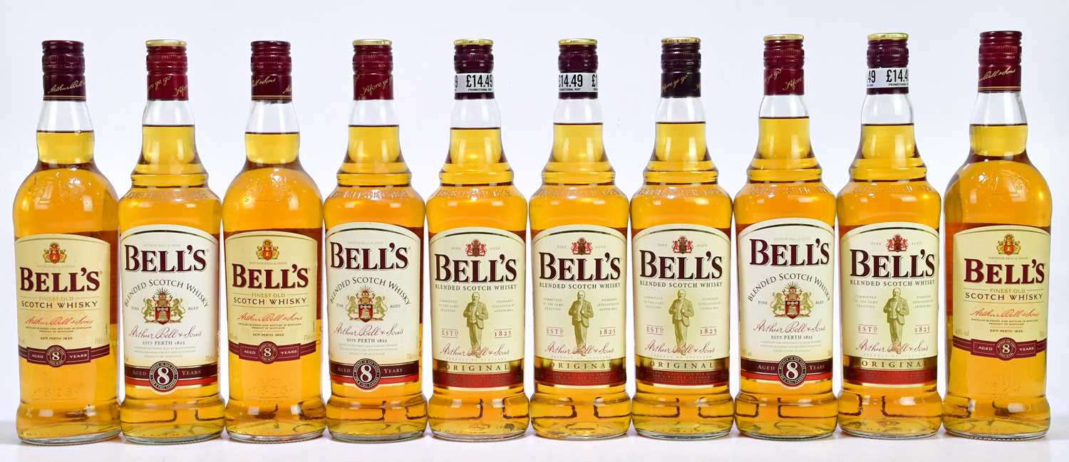 Lot 431 - WHISKY; ten bottles of Bell's blended Scotch
