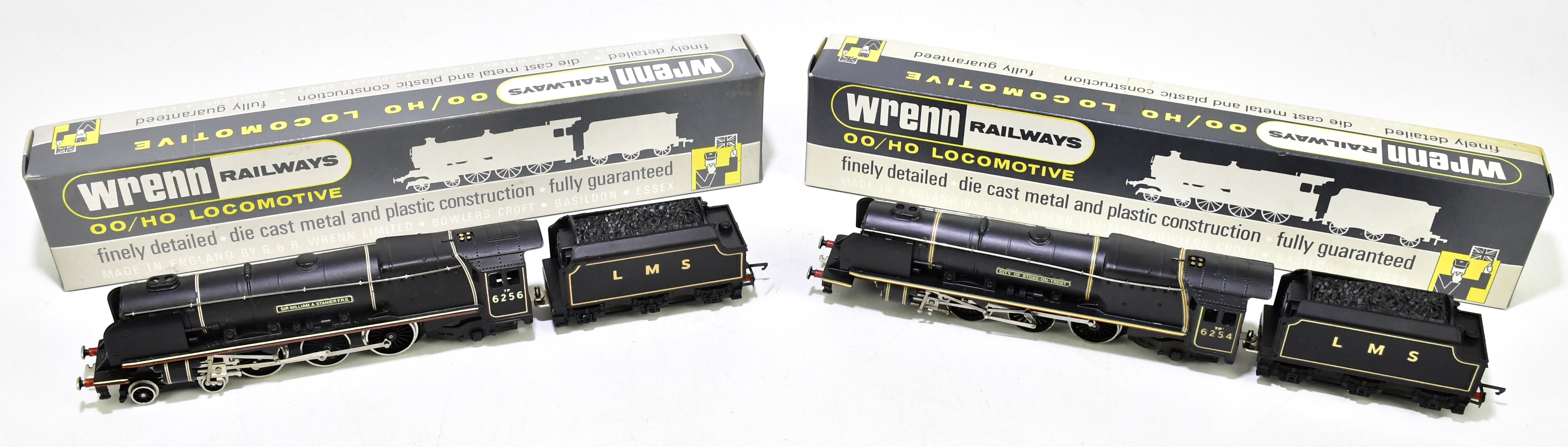 Lot 75 - WRENN; two boxed OO-HO gauge locomotives and