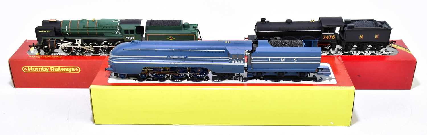 Lot 76 - HORNBY; three boxed OO gauge locomotives and