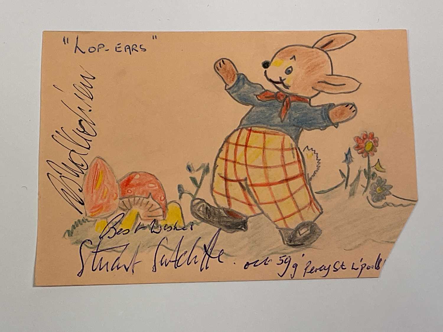 Lot 2033 - STUART SUTCLIFFE; a sketch entitled