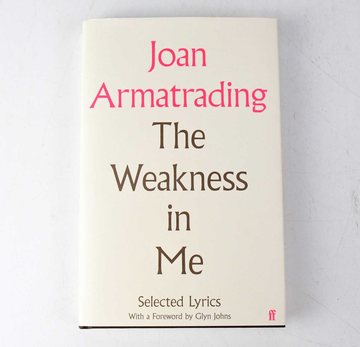 Lot 548 - JOAN ARMATRADING; 'The Weakness in Me', a