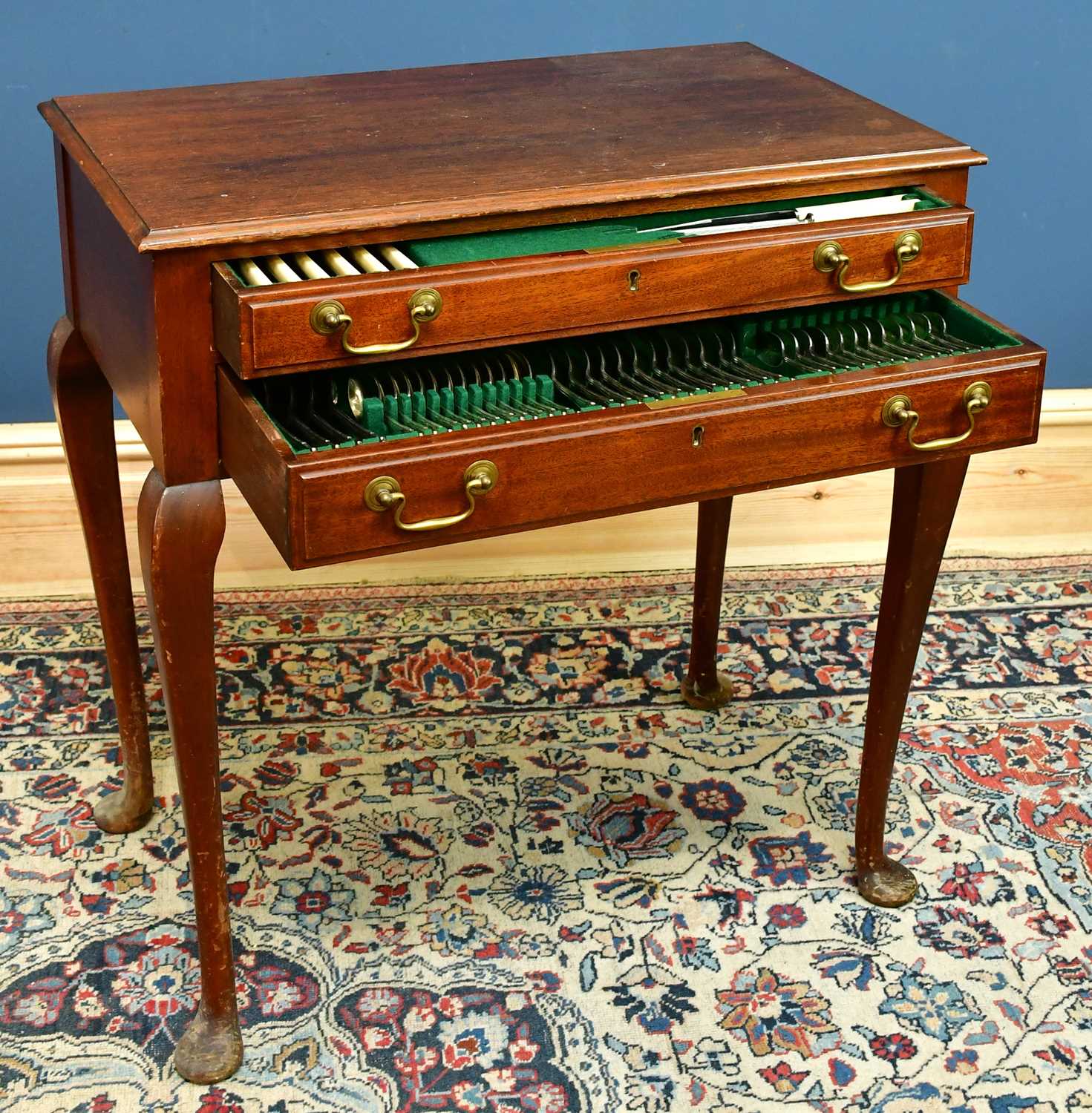 Lot 1000 - G. ELLIS LTD, SHEFFIELD; a mahogany cased