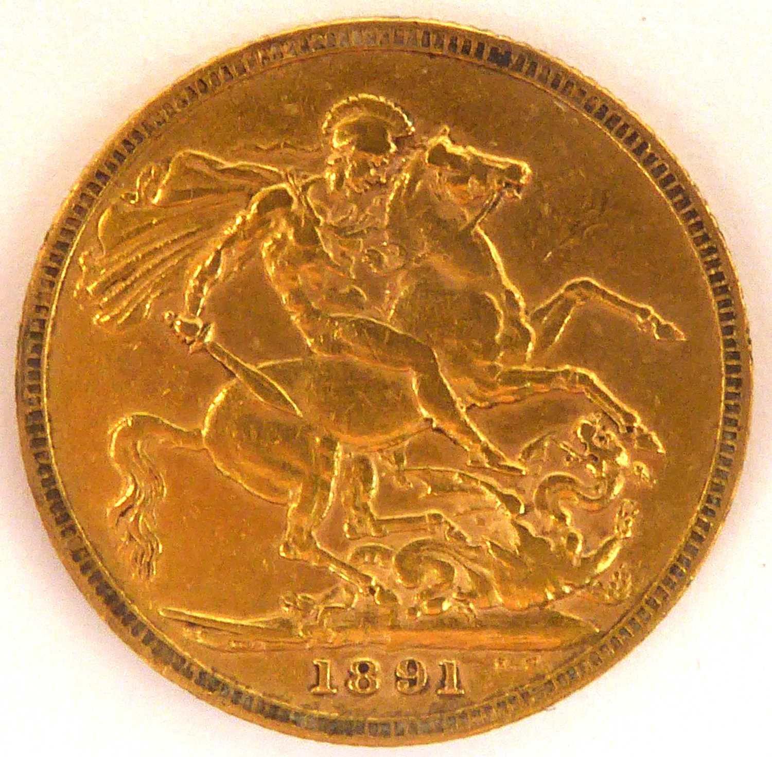 Lot 790 - A Victorian full sovereign 1891, Jubilee