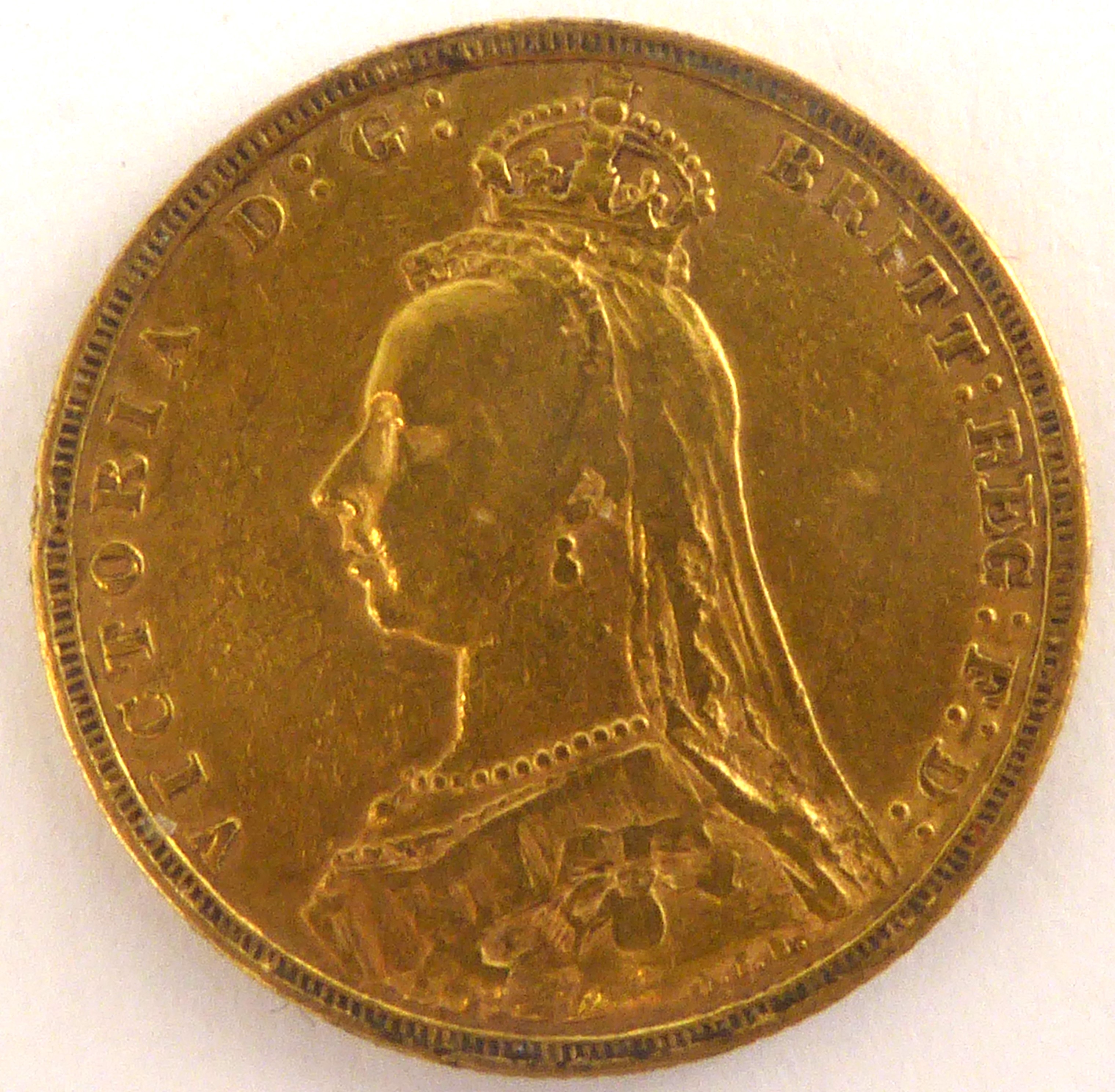 Lot 790 - A Victorian full sovereign 1891, Jubilee