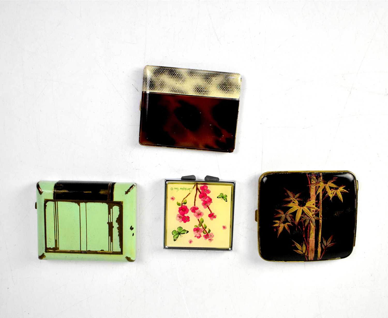 Lot 164 - Four vintage compacts