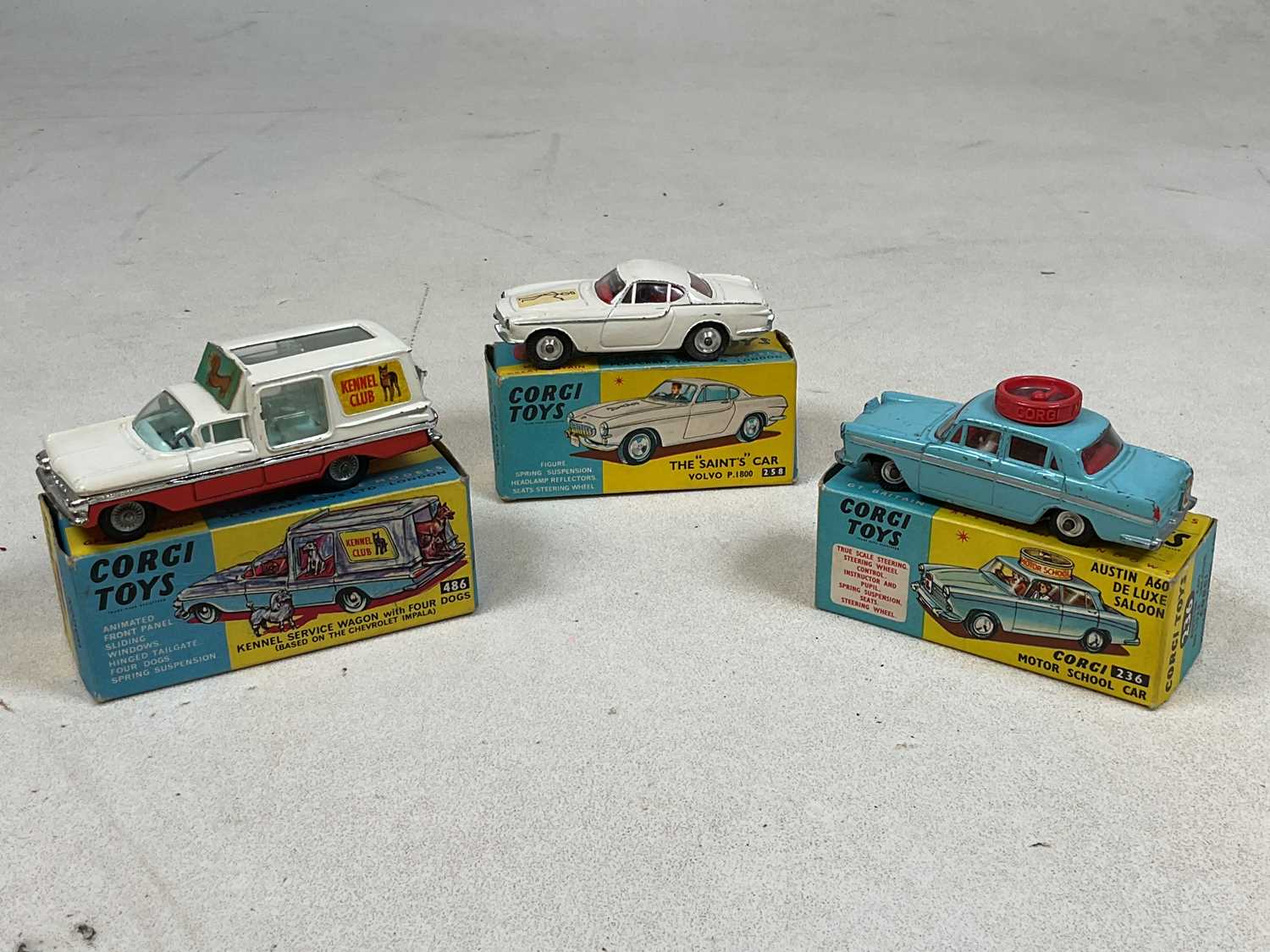 Lot 88 - CORGI; three boxed vehicles, '236 Motor