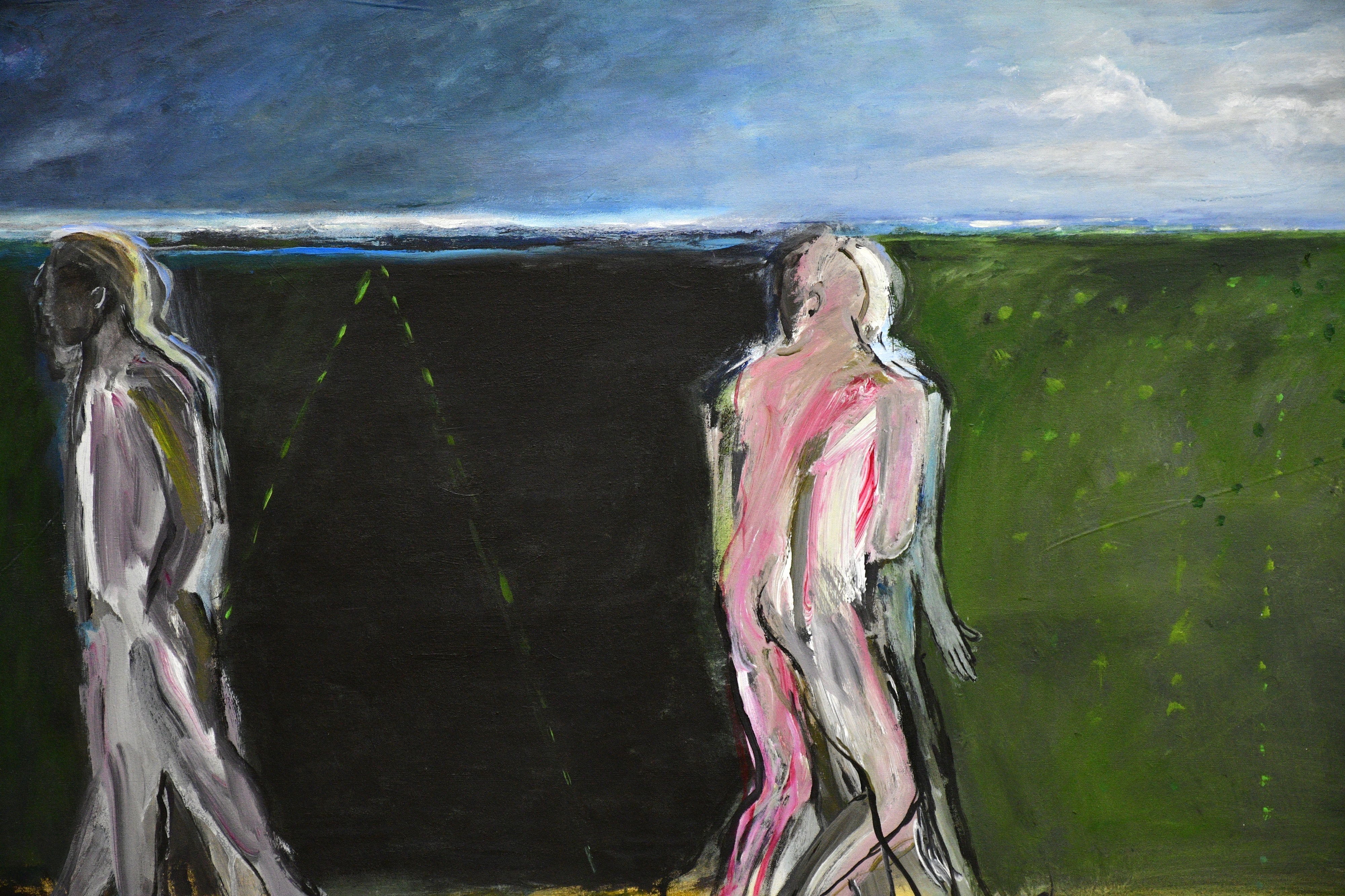 Lot 6269 - NANCY BALDWIN (1935-2021); large acrylic on