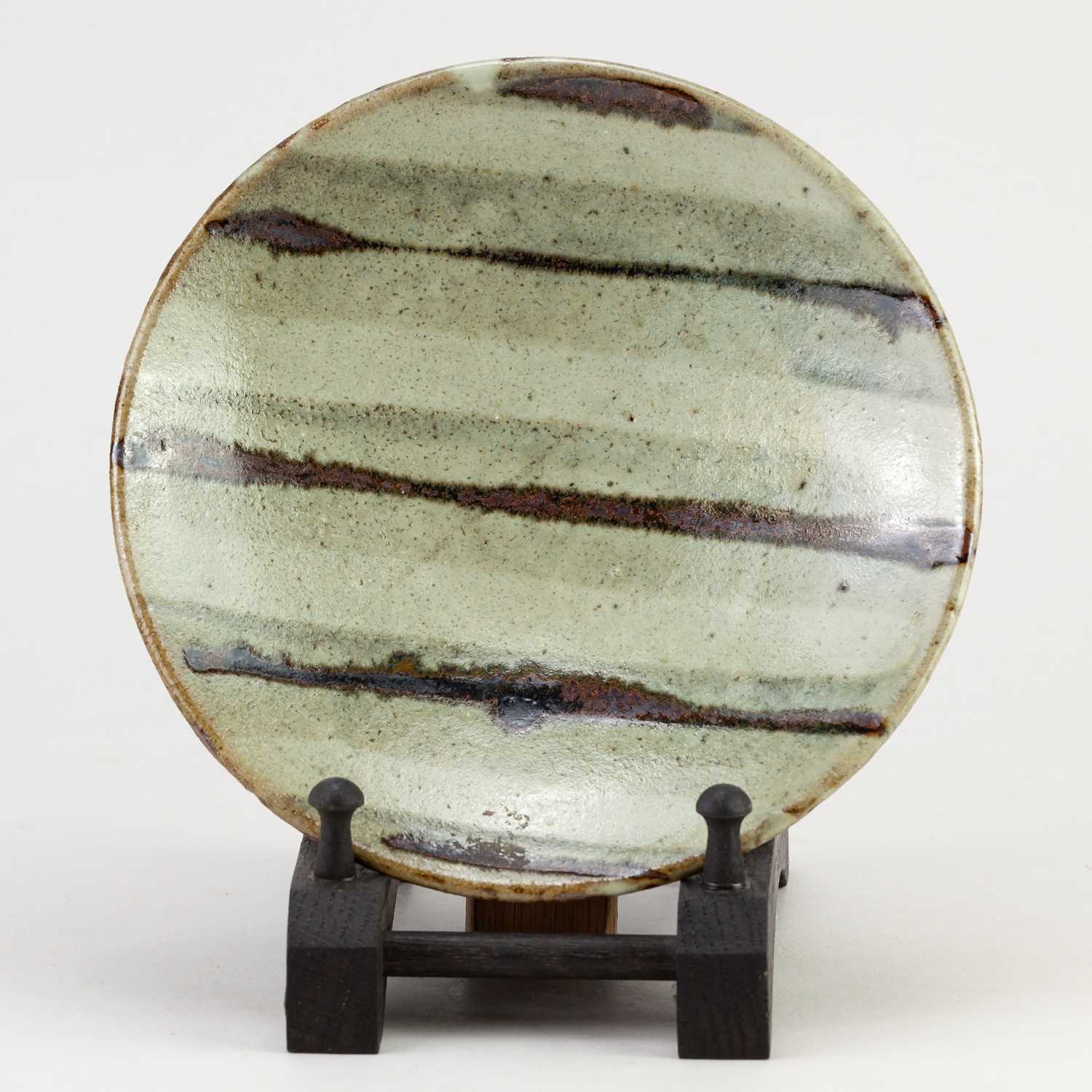 Lot 712 - SHOJI HAMADA (1894-1978); a stoneware dish