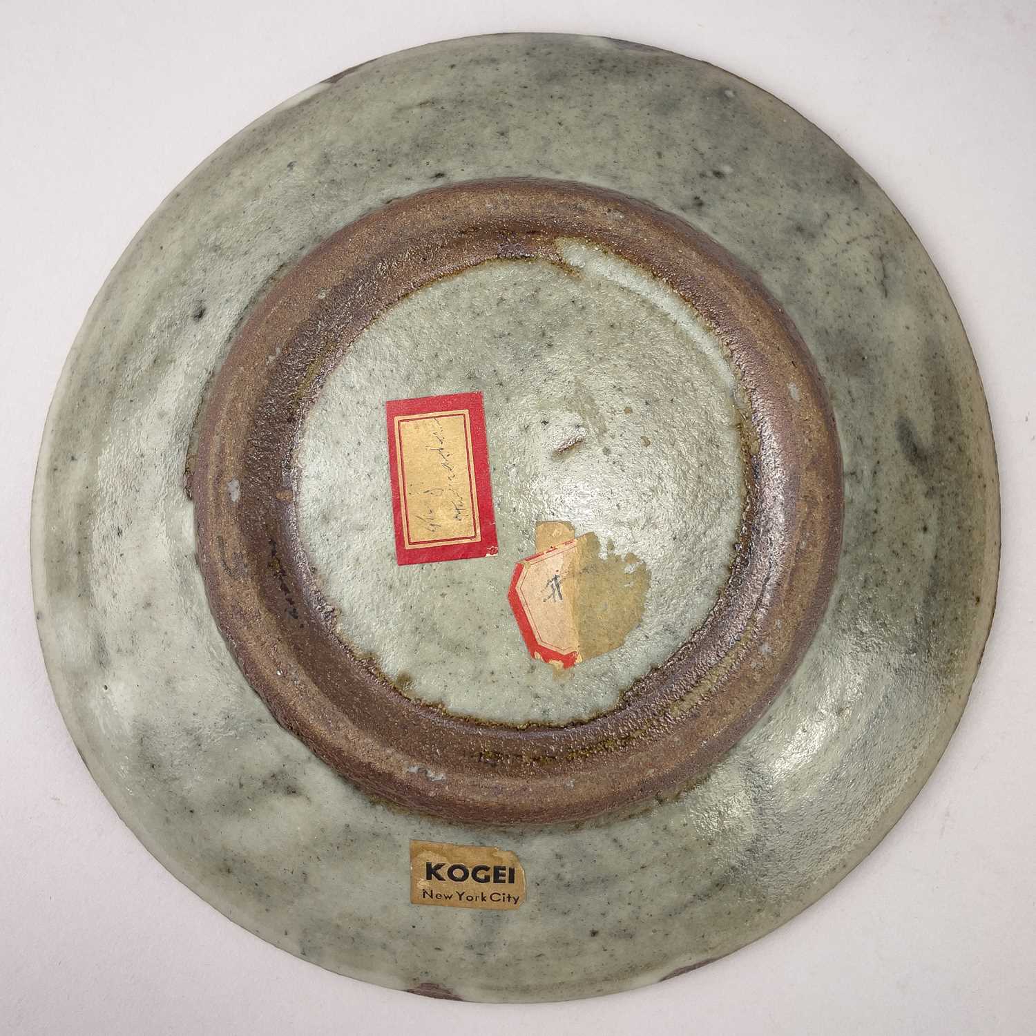 Lot 712 - SHOJI HAMADA (1894-1978); a stoneware dish