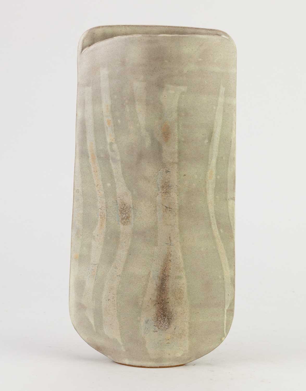 Lot 600 - VAL BARRY (1937-2018); a tall stoneware sail