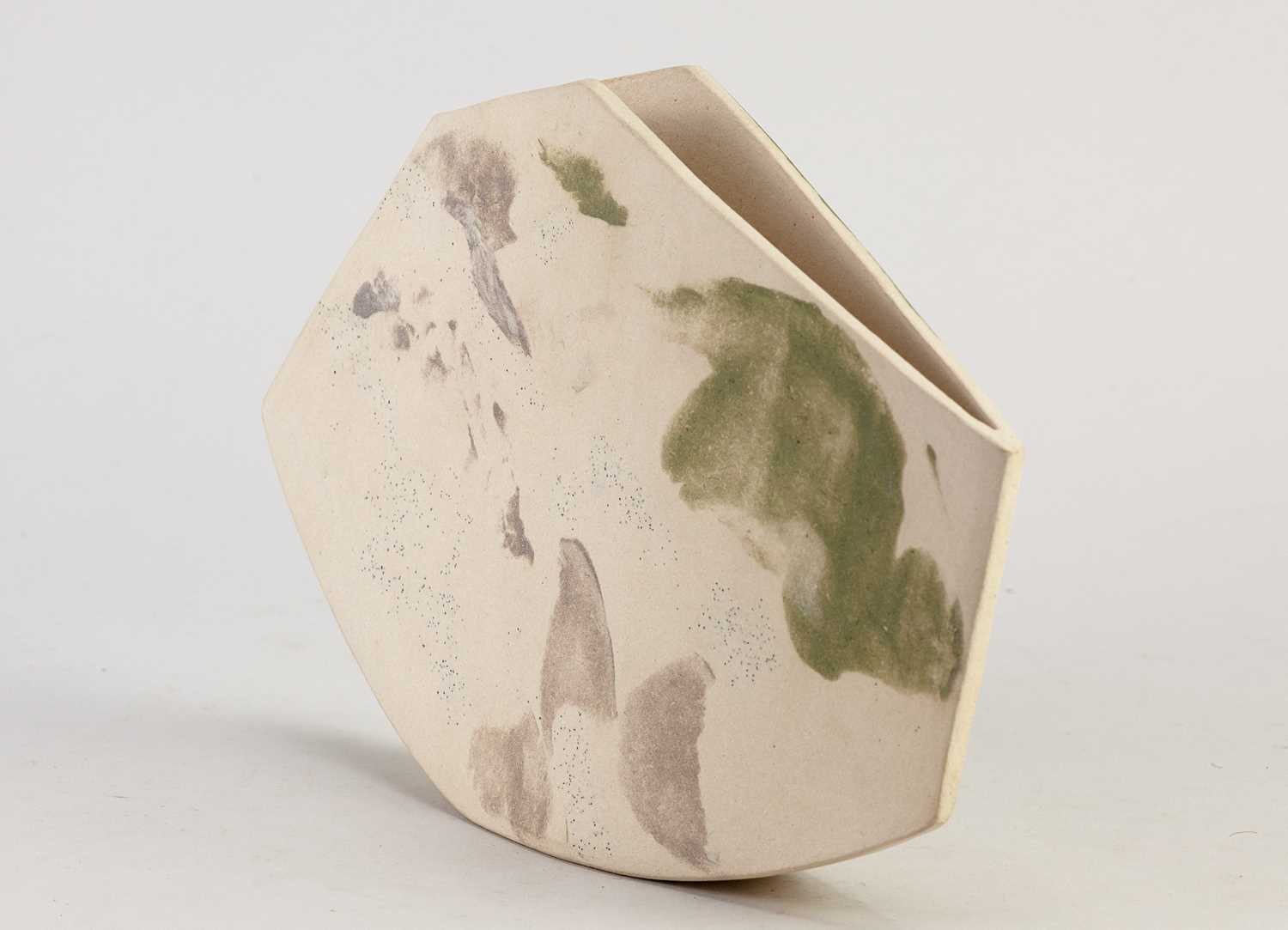 Lot 780 - VAL BARRY (1937-2018); an angular stoneware