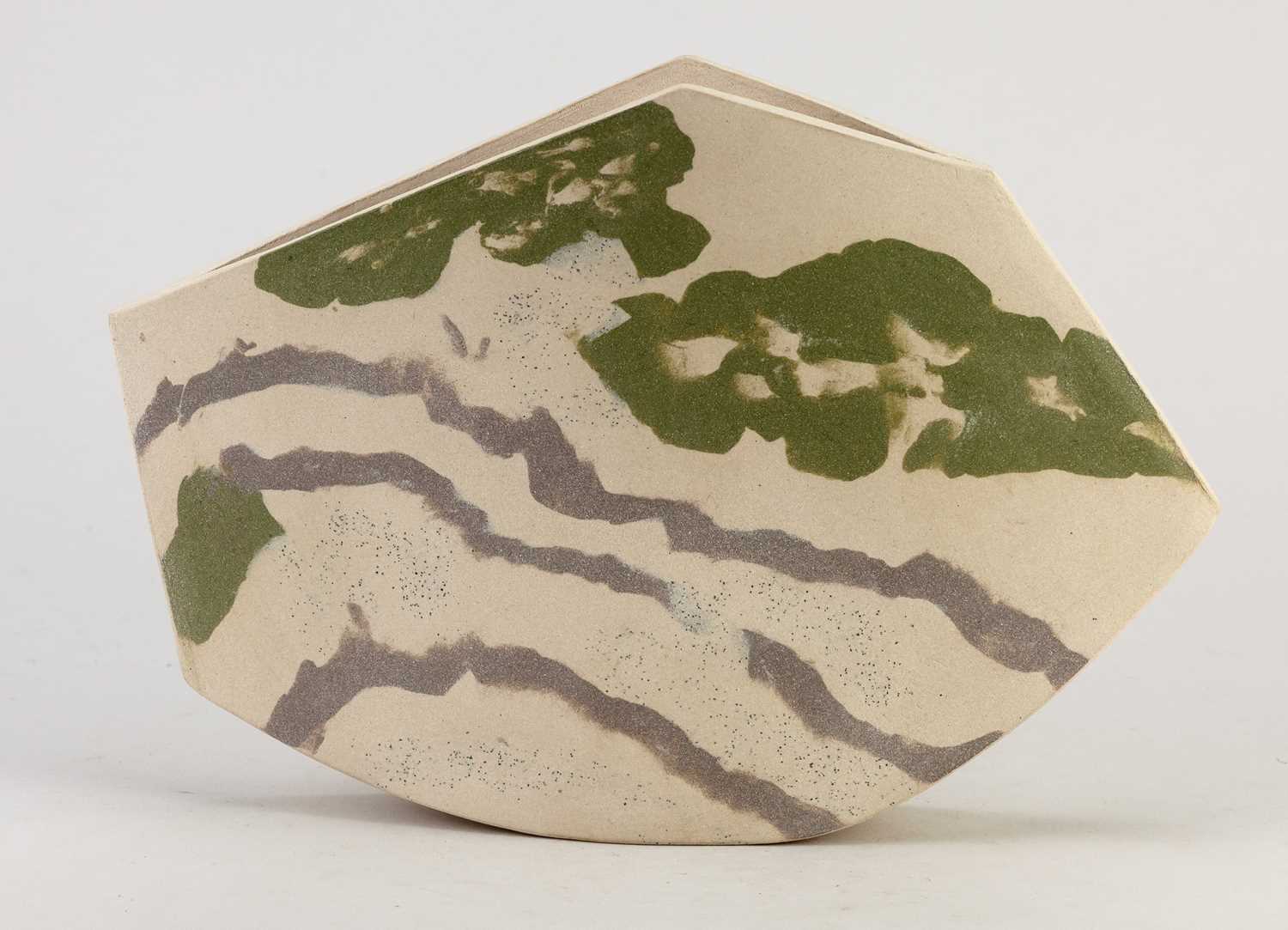Lot 780 - VAL BARRY (1937-2018); an angular stoneware