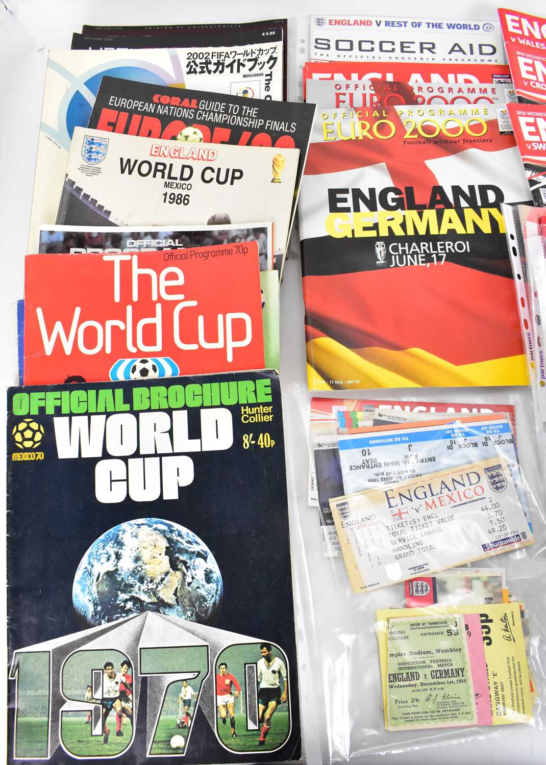 Lot 417 - Approximately seventy football programmes,
