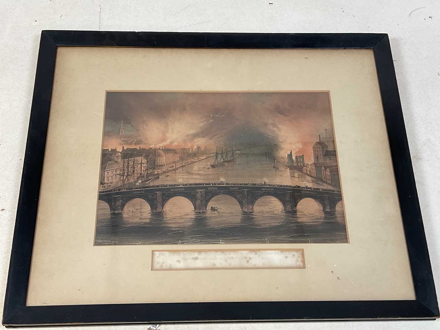 Lot 349 - A mid 19th century lithograph, 'The Great