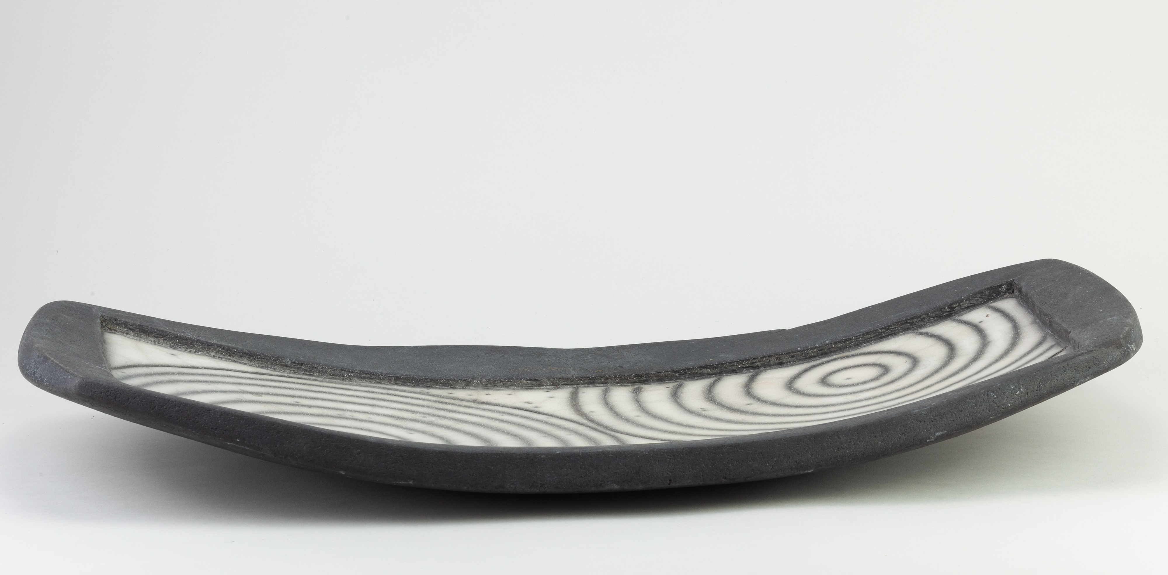 Lot 326 - DAVID ROBERTS (born 1947); a large raku slab