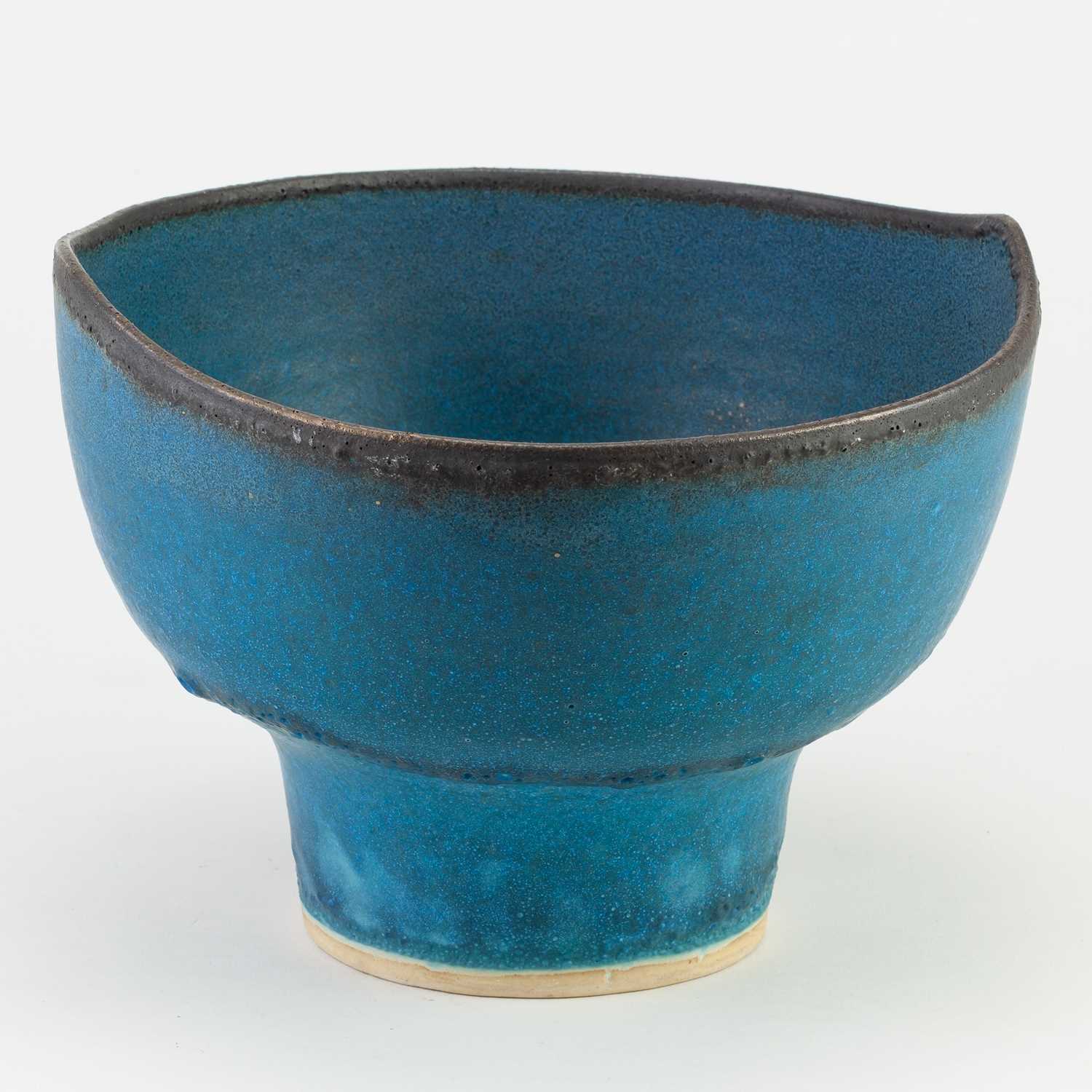 Lot 53 - ABDO NAGI (1941-2001); a stoneware pedestal