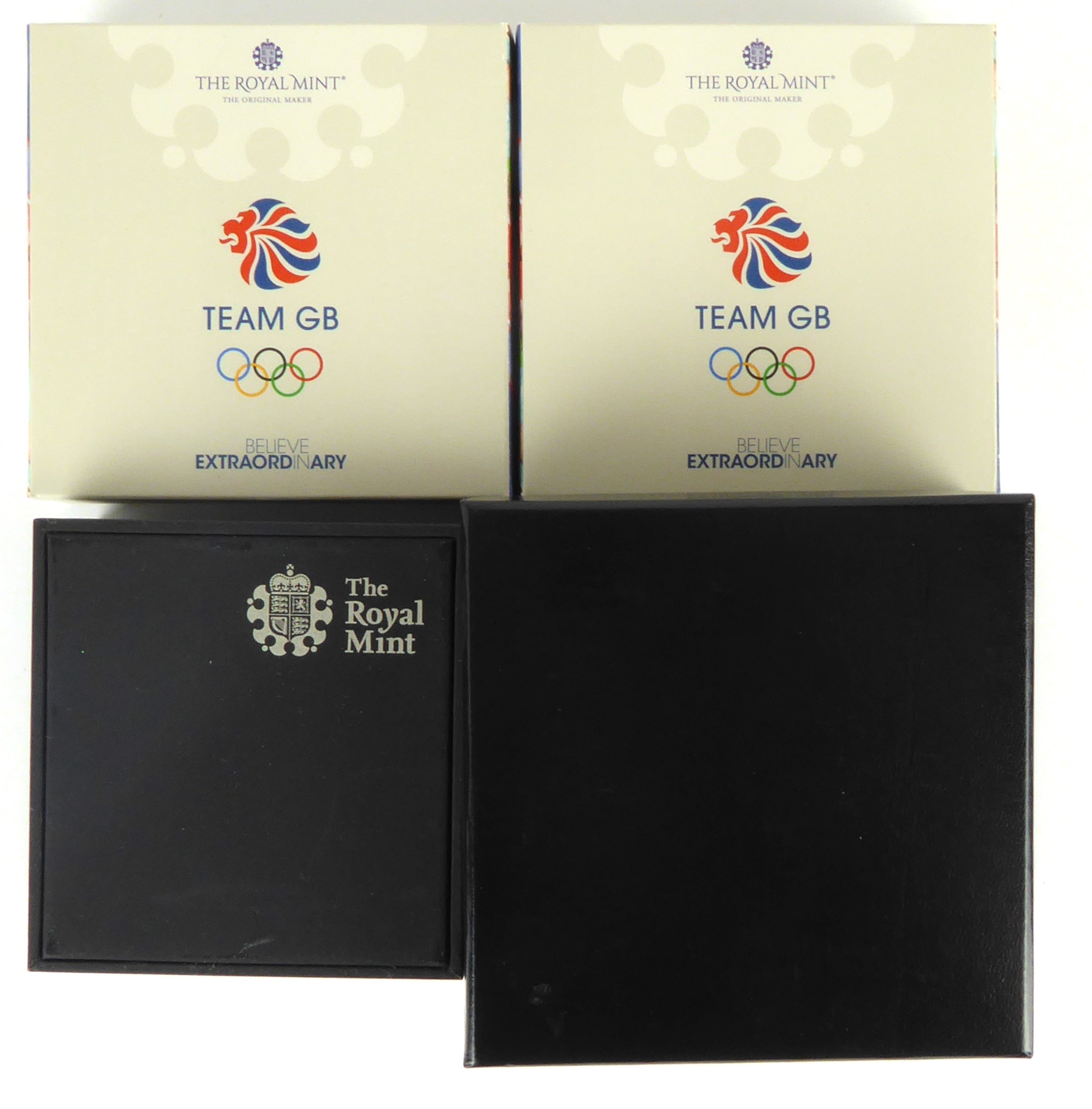 Lot 711 - THE ROYAL MINT; four Olympic commemorative