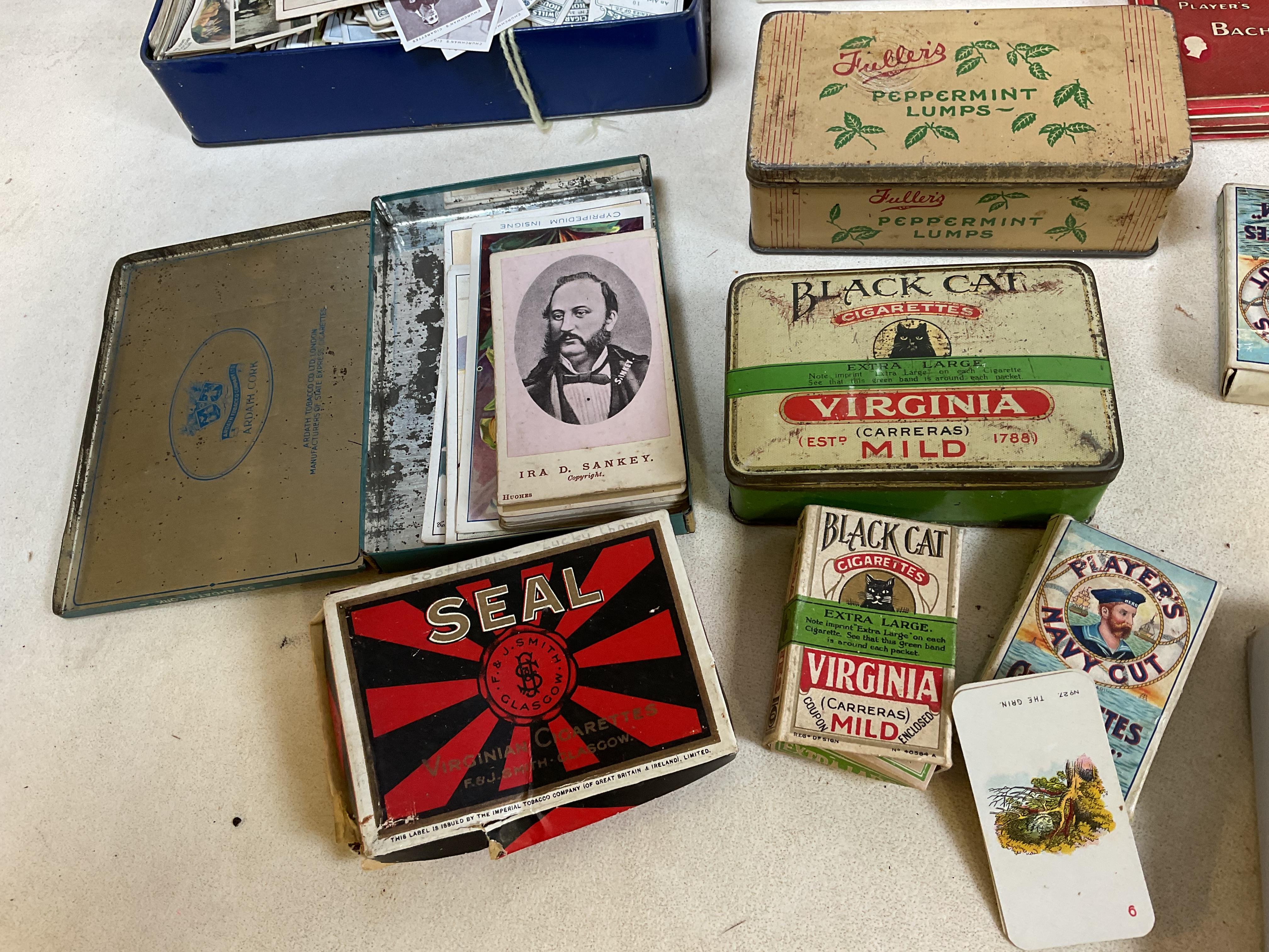 Lot 273 - A large collection of cigarette cards, the