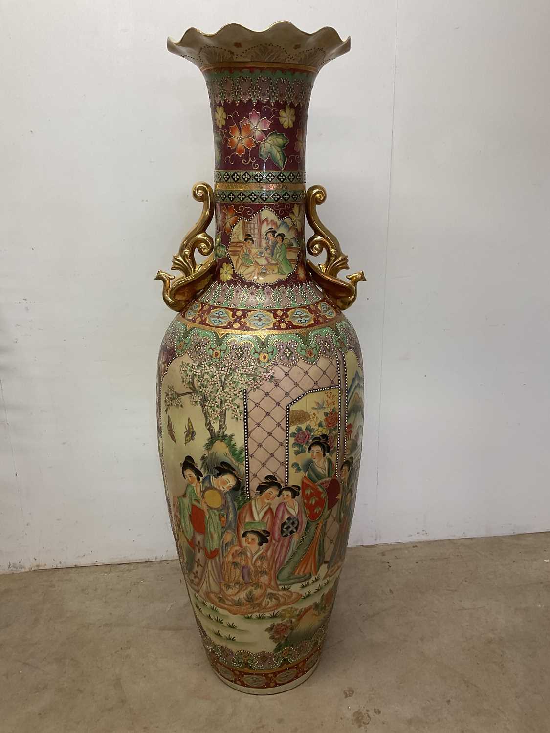 Lot 219 - A monumental 20th century Chinese baluster