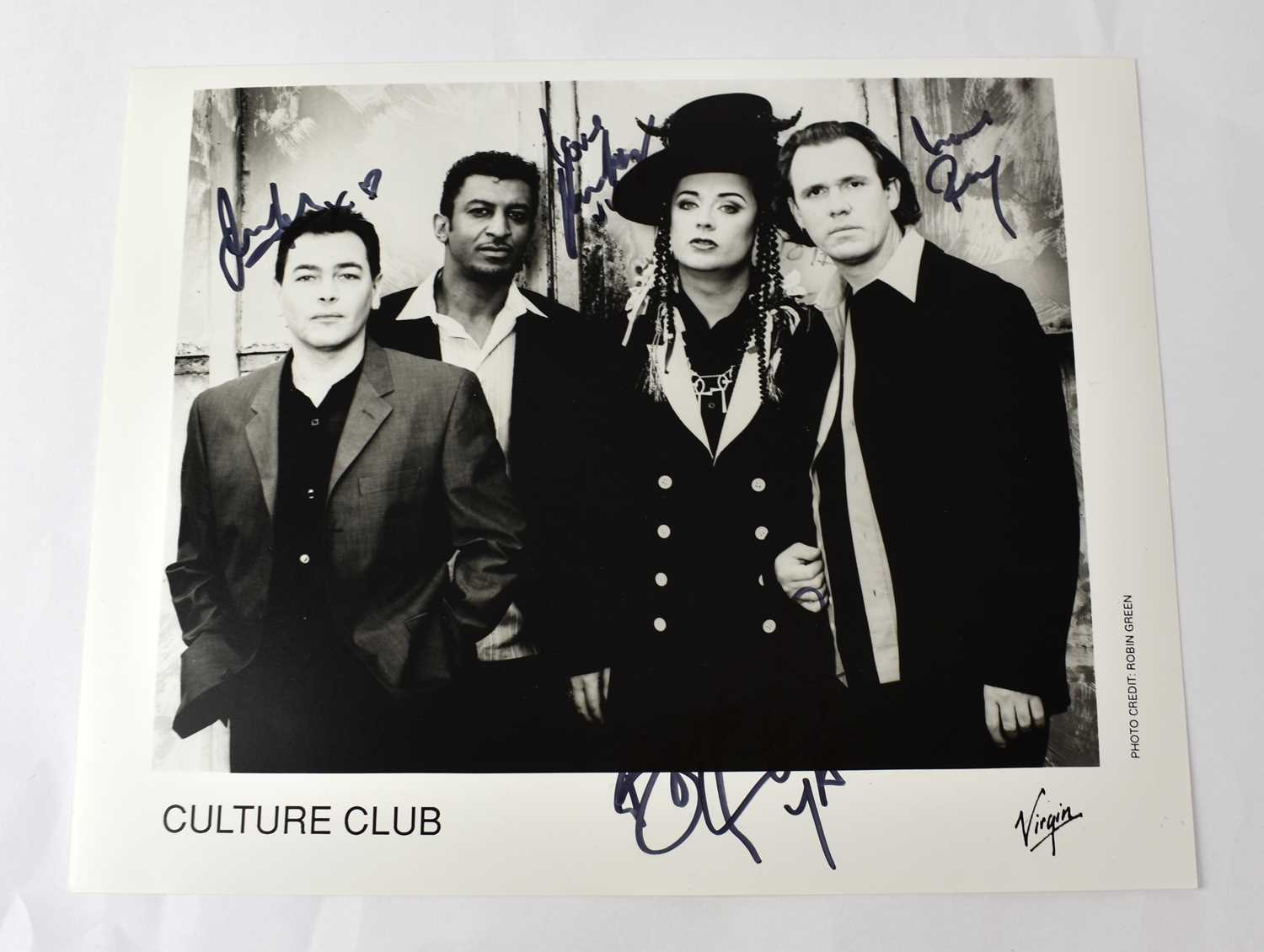 Lot 170 - CULTURE CLUB; a black and white promotional