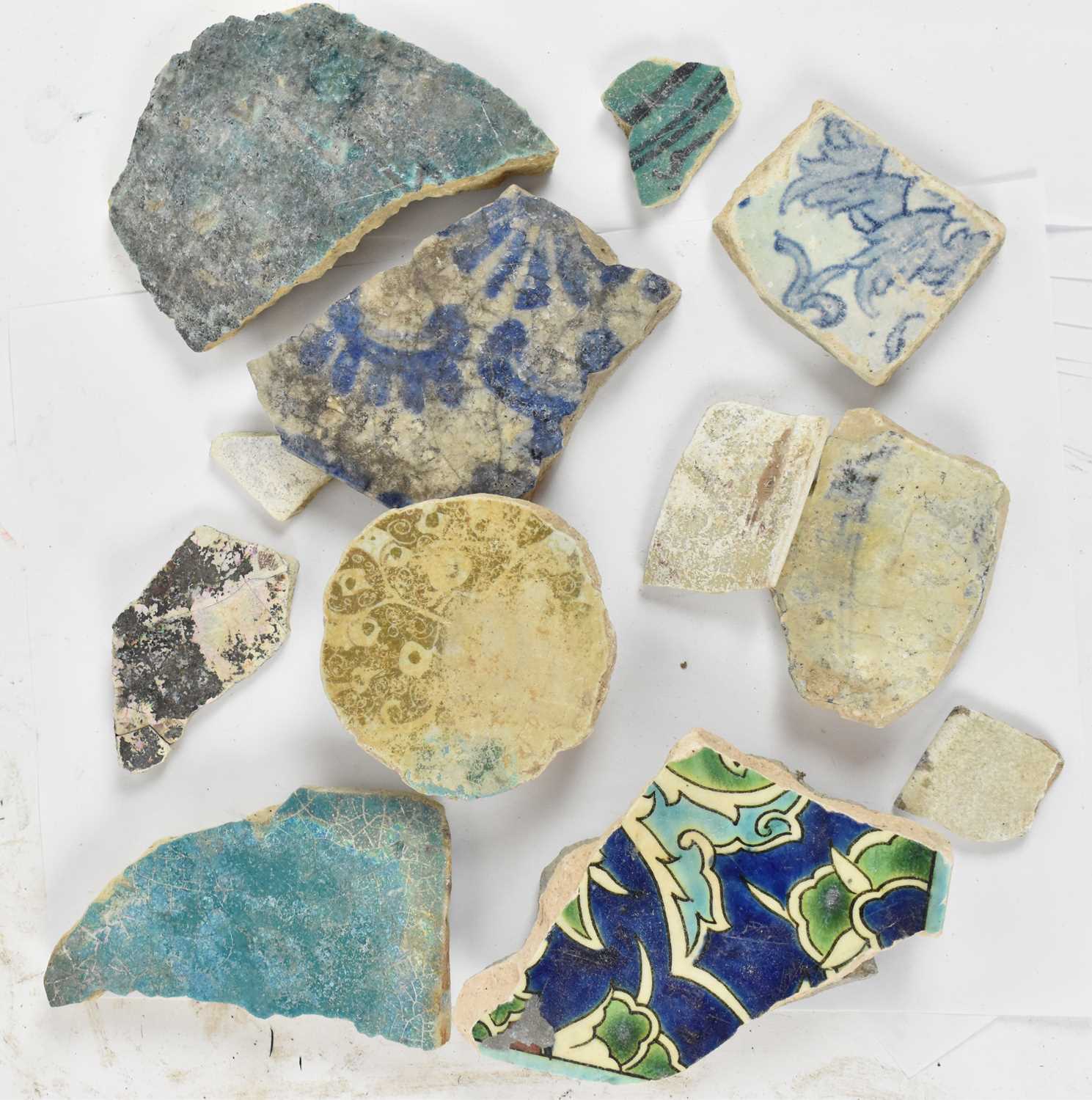 Lot 199 - A collection of ancient Eastern tile