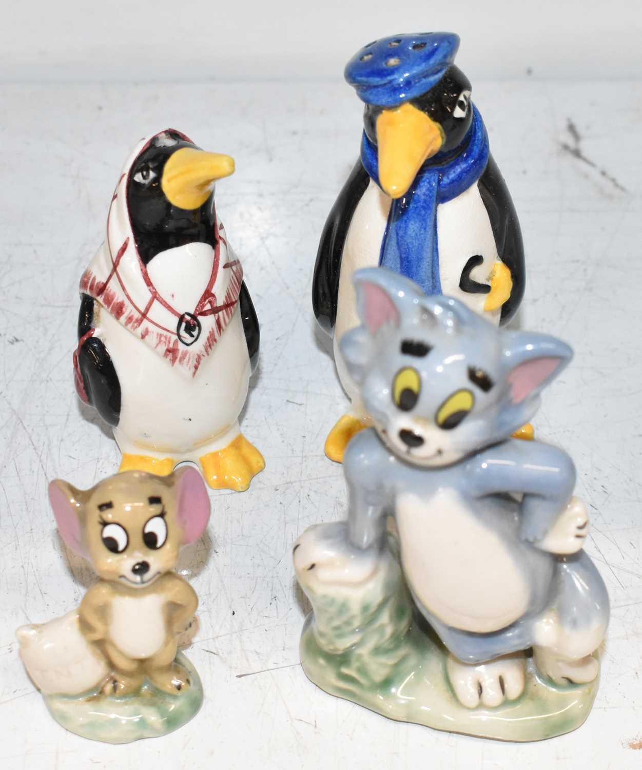Lot 408 - WADE; two figures of Tom and Jerry, also two