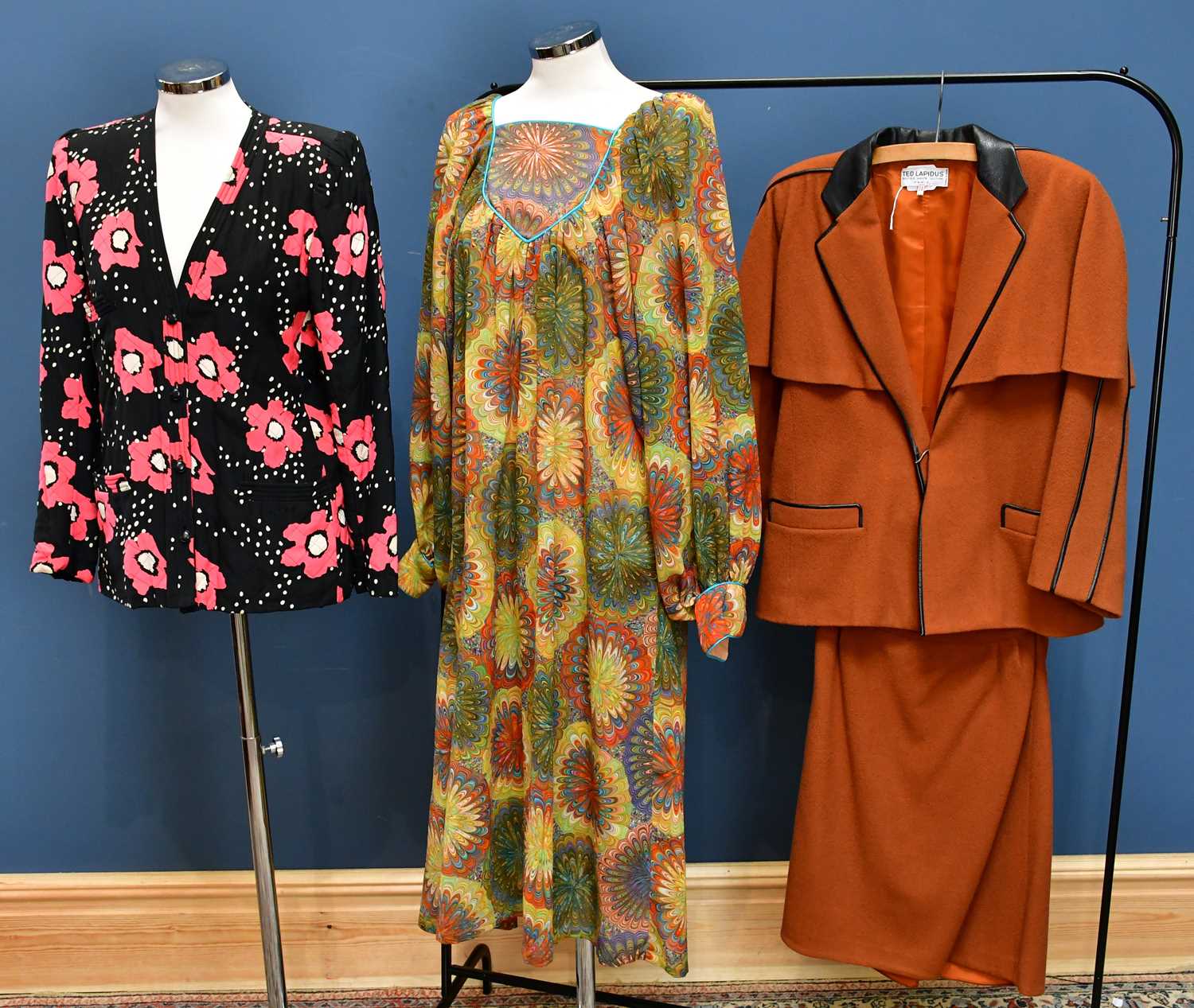 Lot 767 - TED LAPIDUS, PARIS; a vintage 1980s brown