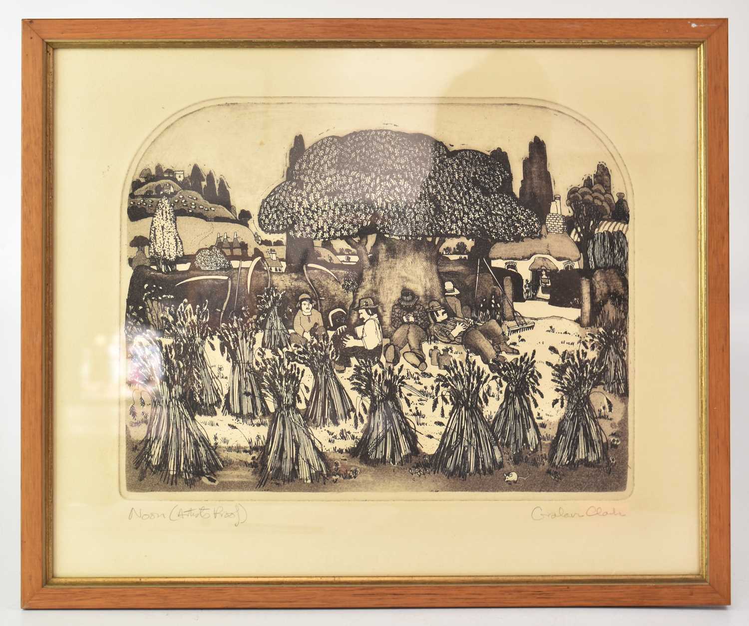 Lot 354 - GRAHAM CLARKE; a set of four artist's proofs,