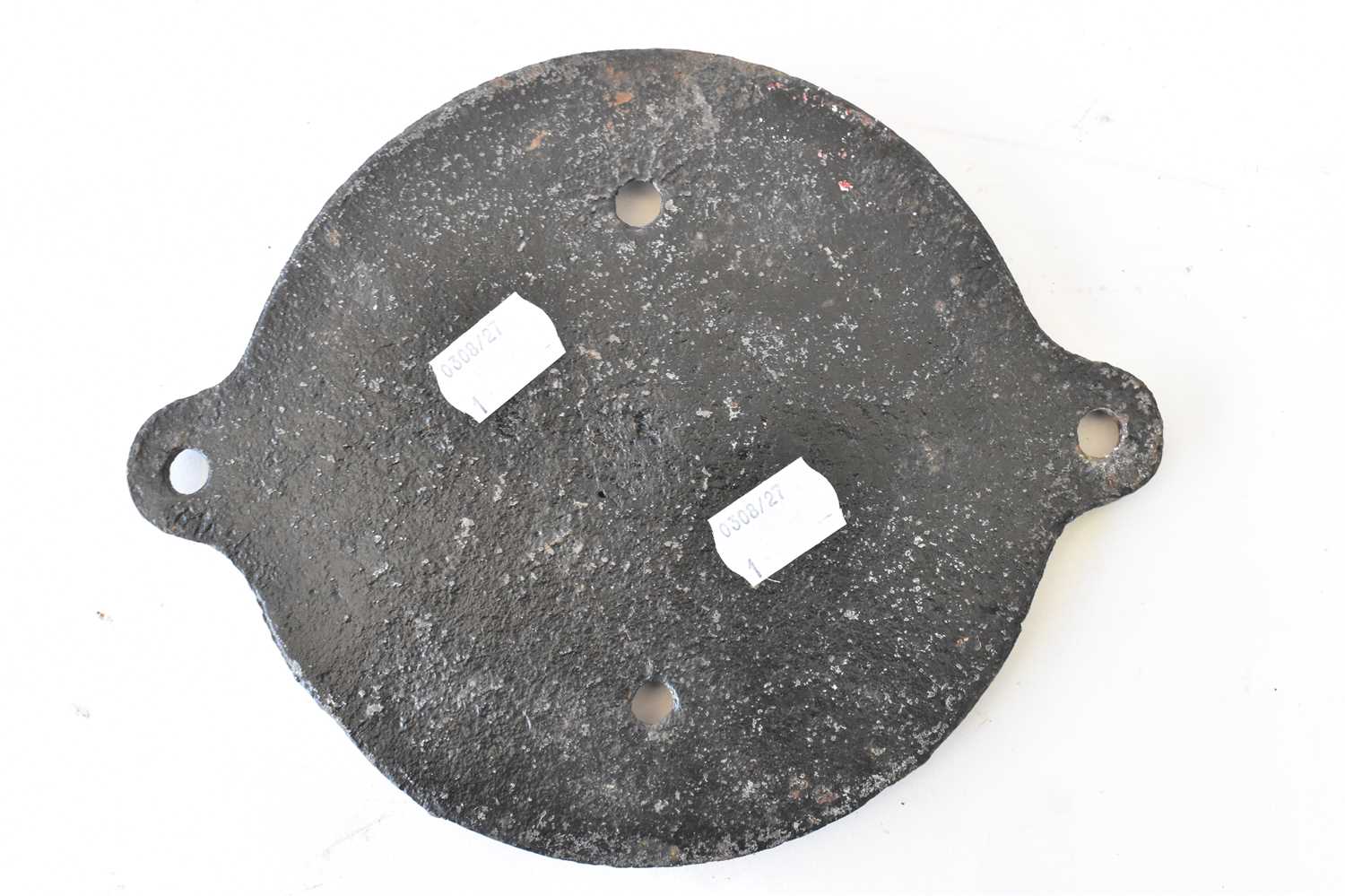 Lot 50 - RAILWAYANA; wagon plate, Registered by the