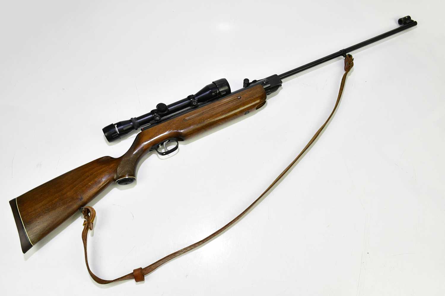 Lot 527 - WEIHRAUCH; a .22 HW35 break barrel air rifle,