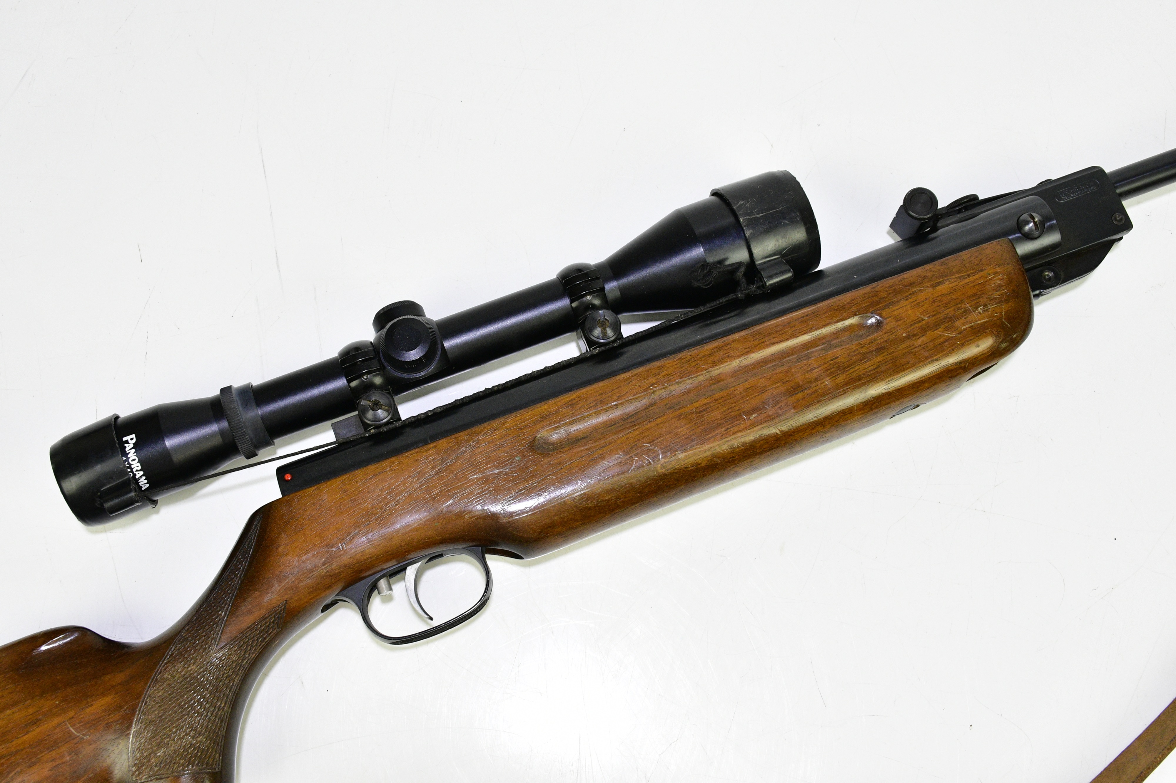 Lot 527 - WEIHRAUCH; a .22 HW35 break barrel air rifle,