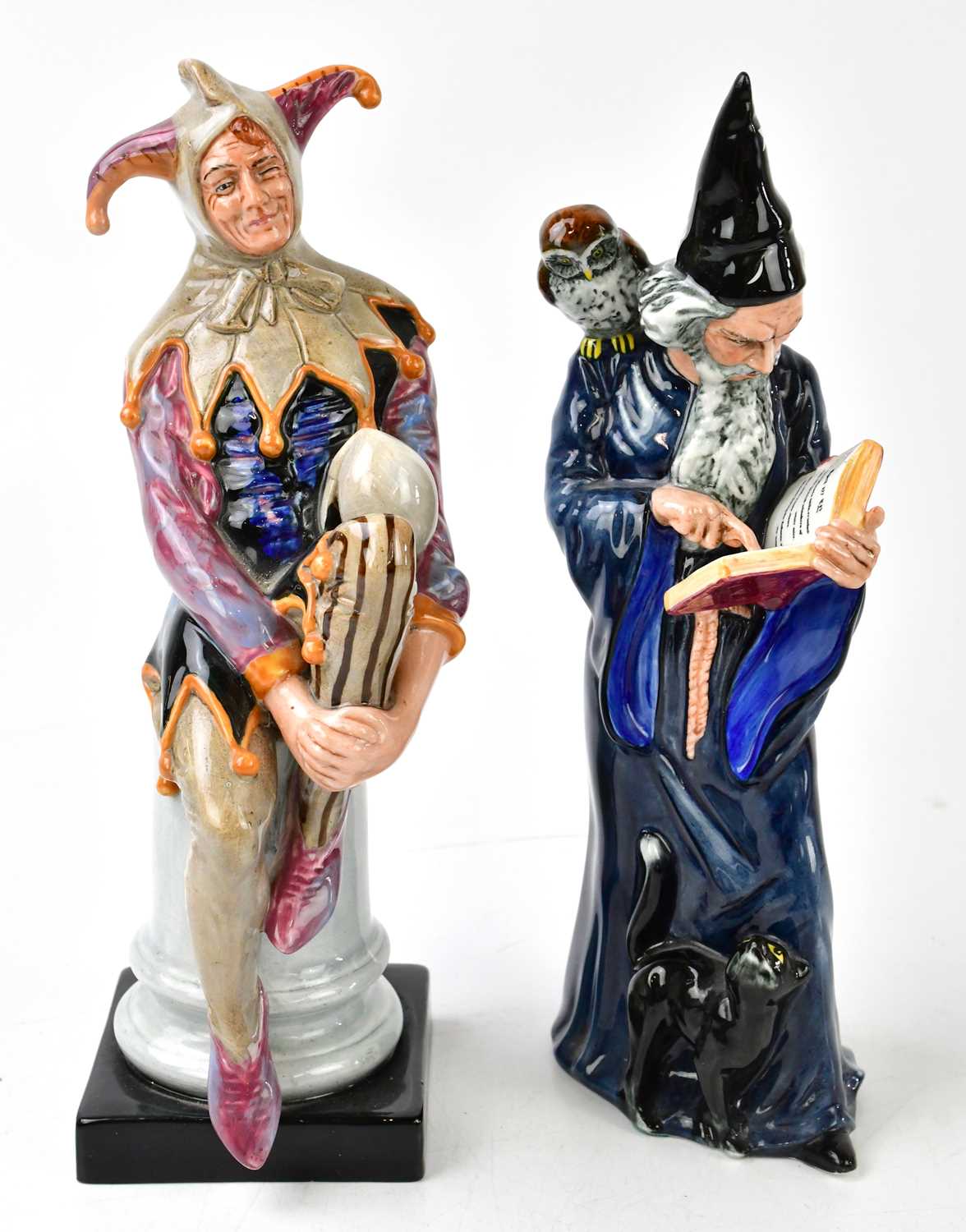 Lot 1737 - ROYAL DOULTON; two figures, 'The Jester',