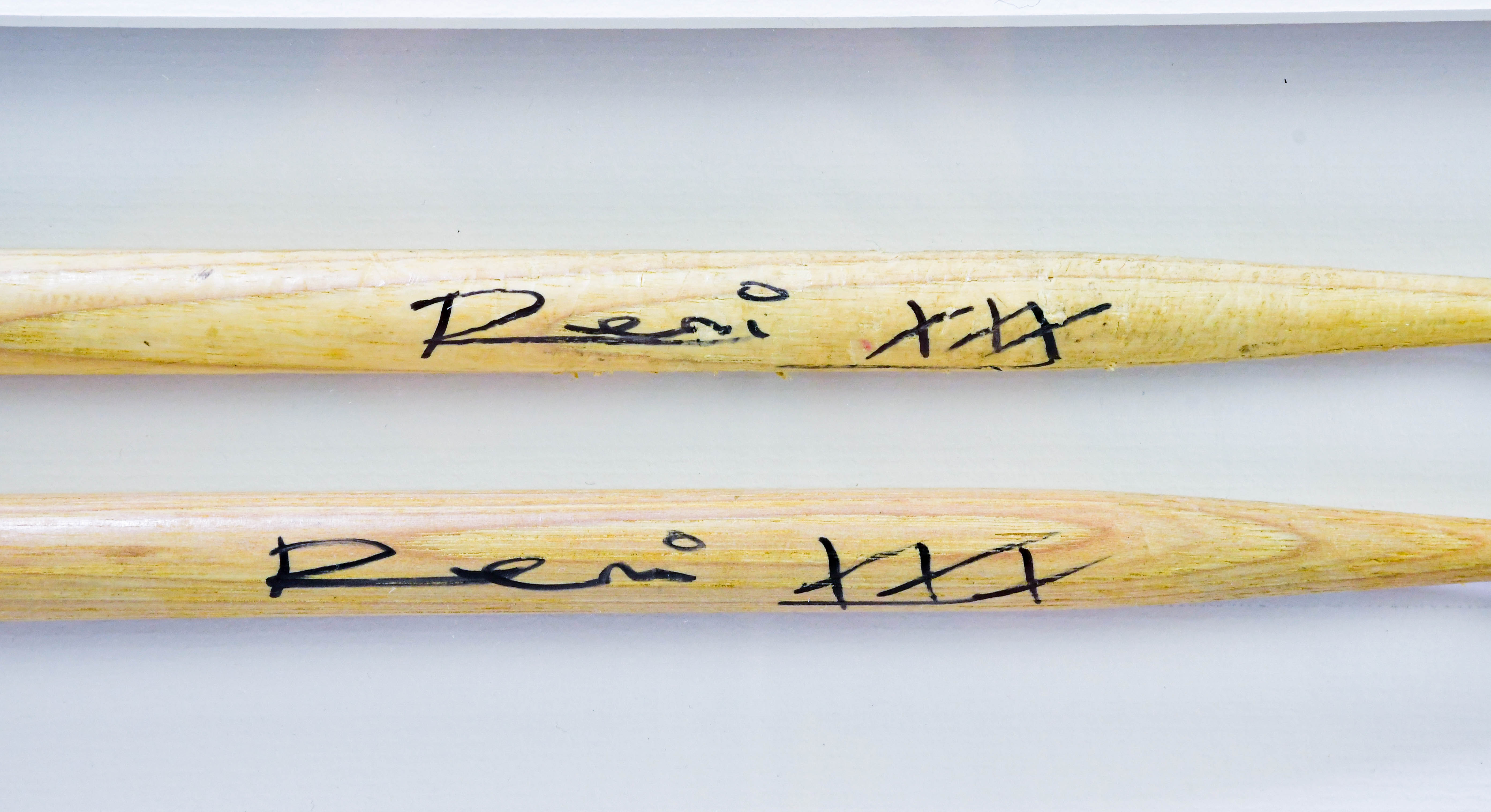 Lot 15 - ALAN 'RENI' WREN; a used pair of signed