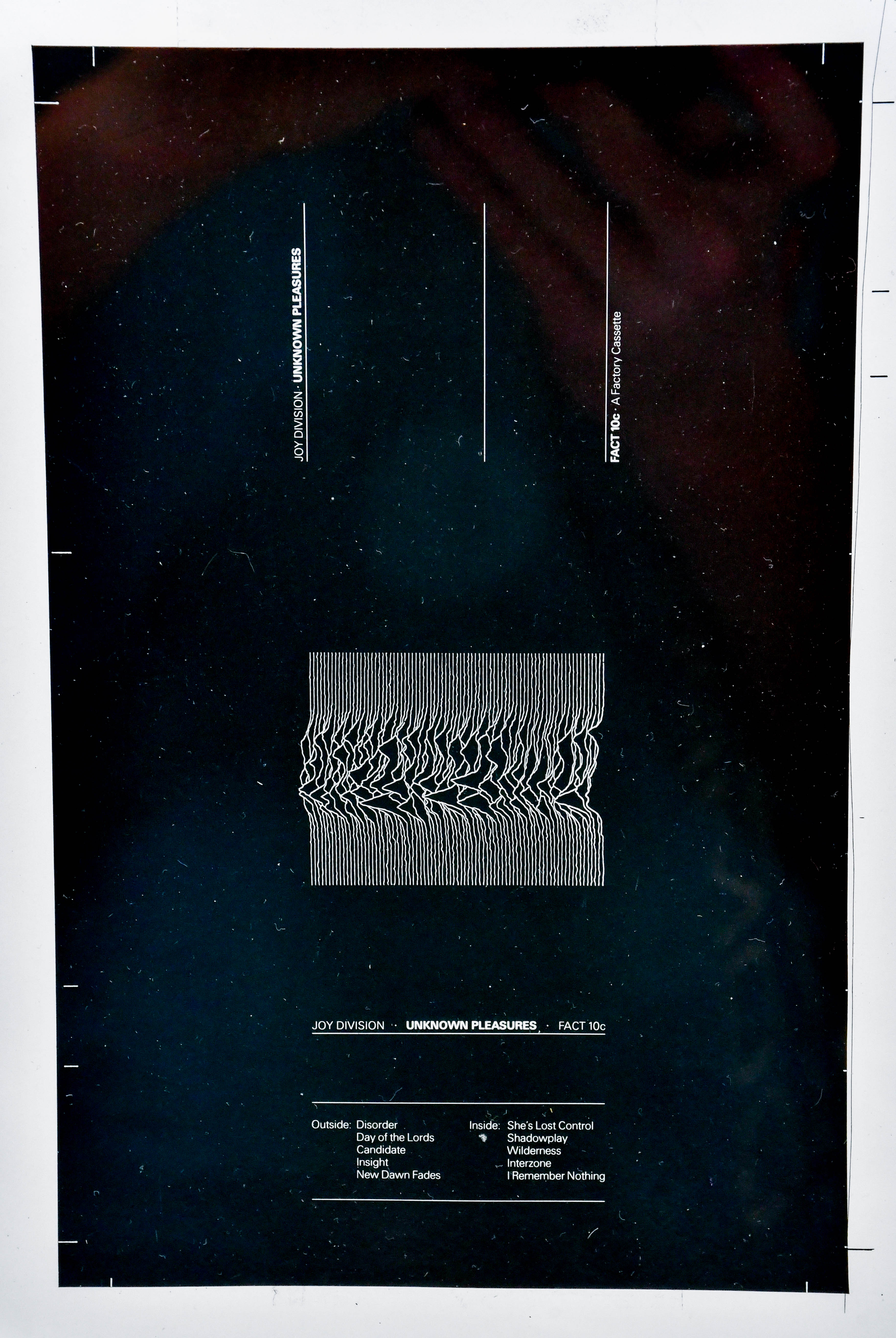 Lot 17 - PETER SAVILLE; original artwork for Joy