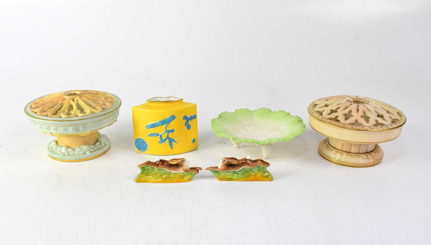 Lot 258 - A Royal Worcester Locke & Co gilt-heightened